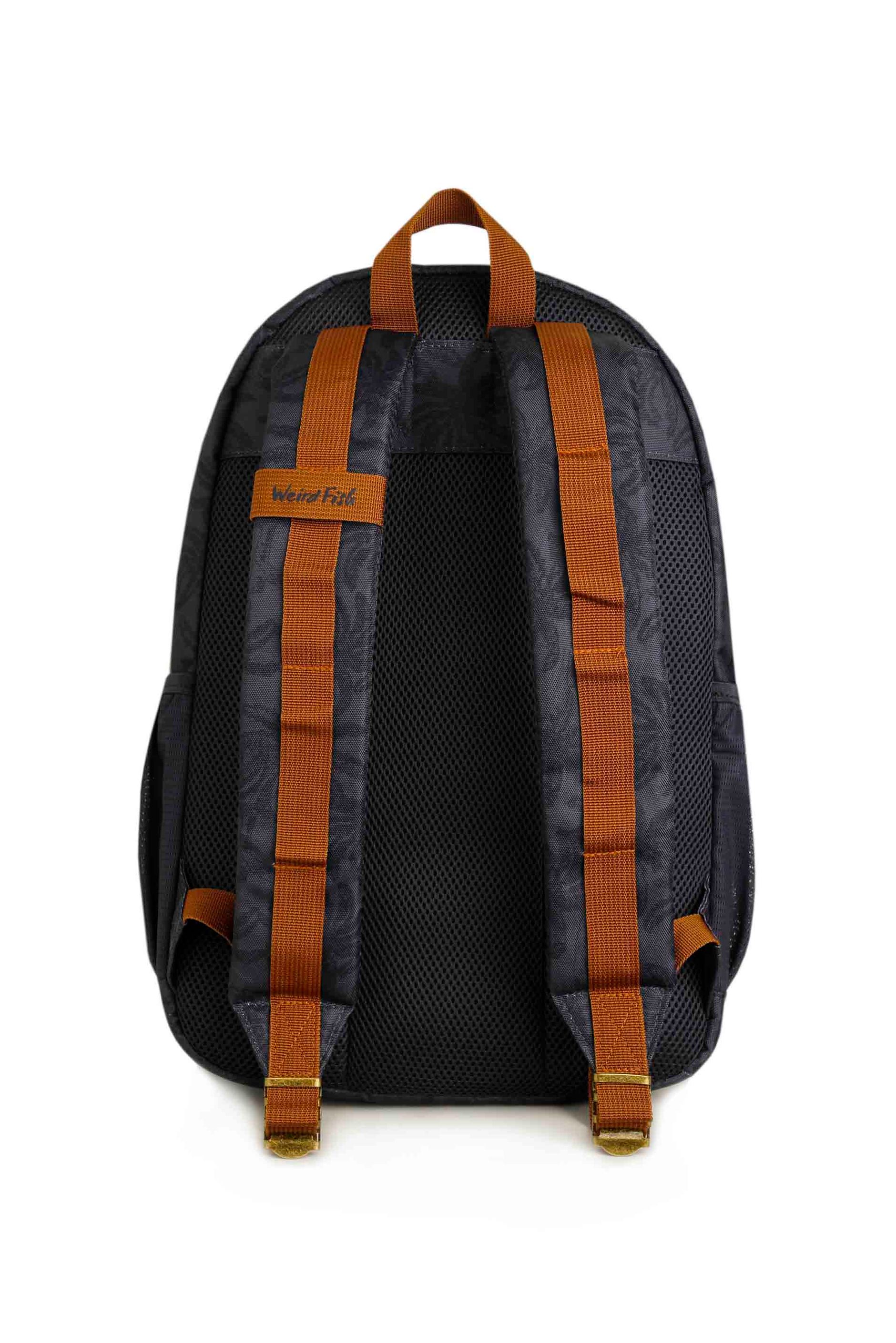 Daisy Printed Backpack Navy | Weird Fish