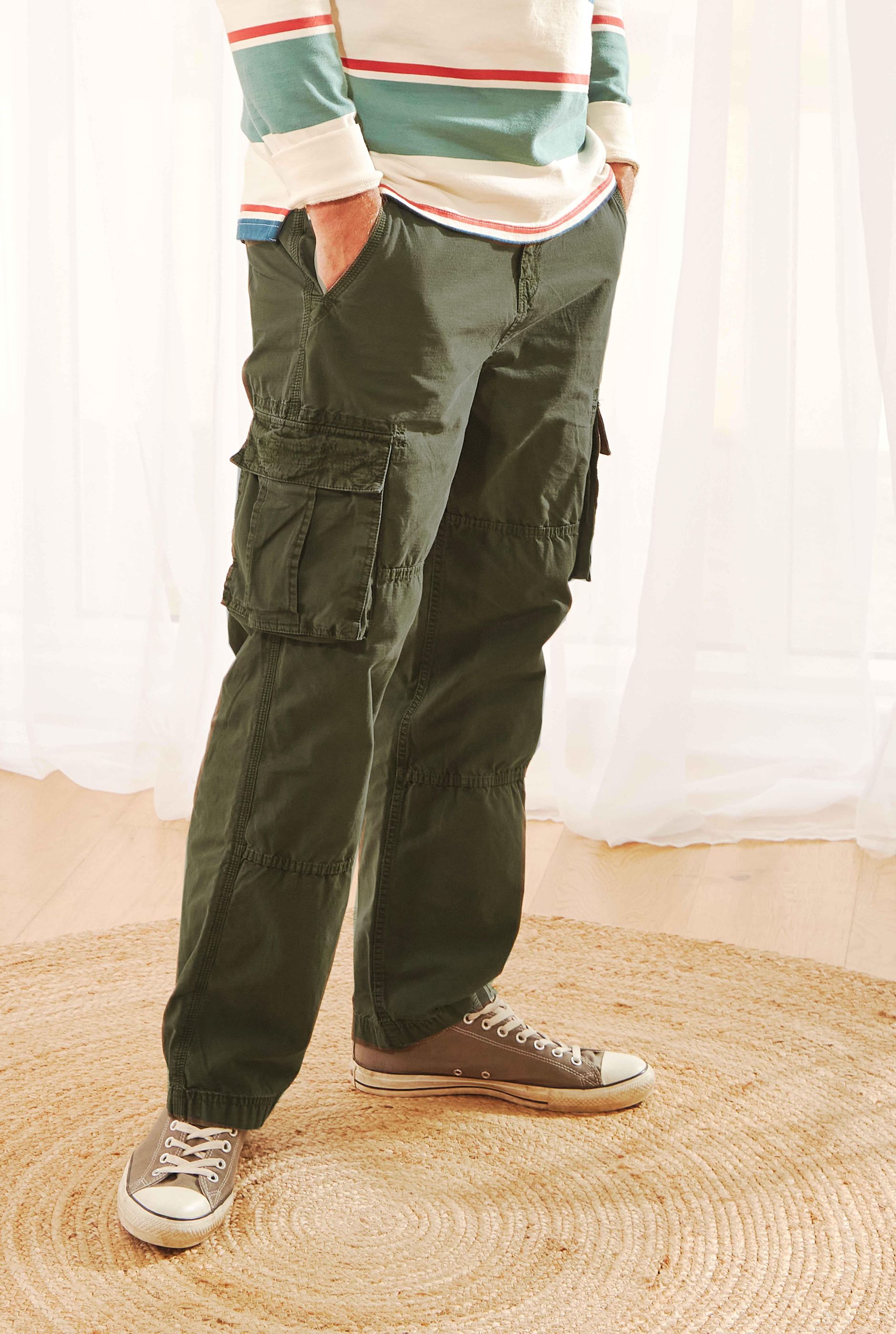 Turner Cargo Trousers Fir Green | Weird Fish