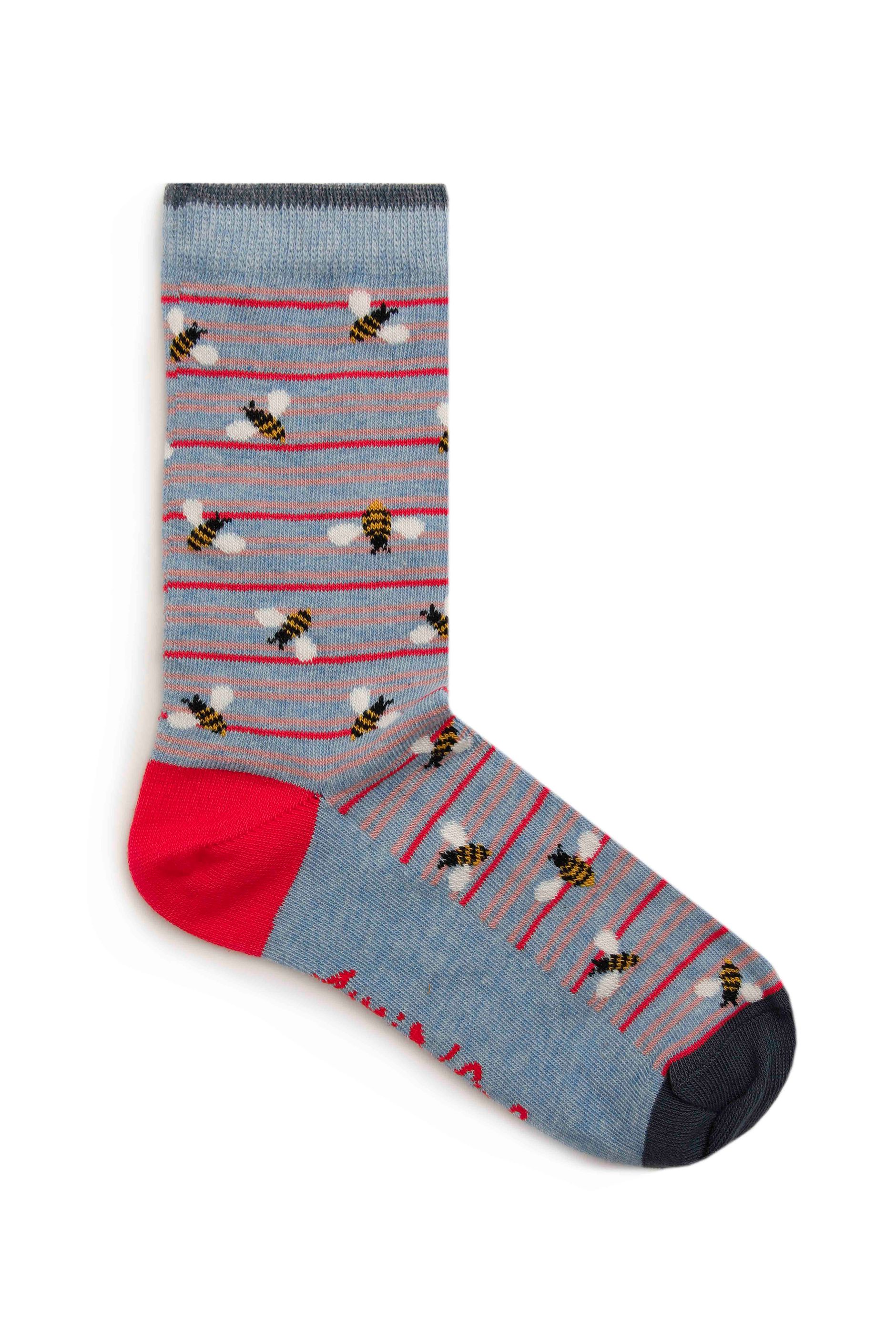 Parade Patterned Socks 3 Pack Rosewood | Weird Fish