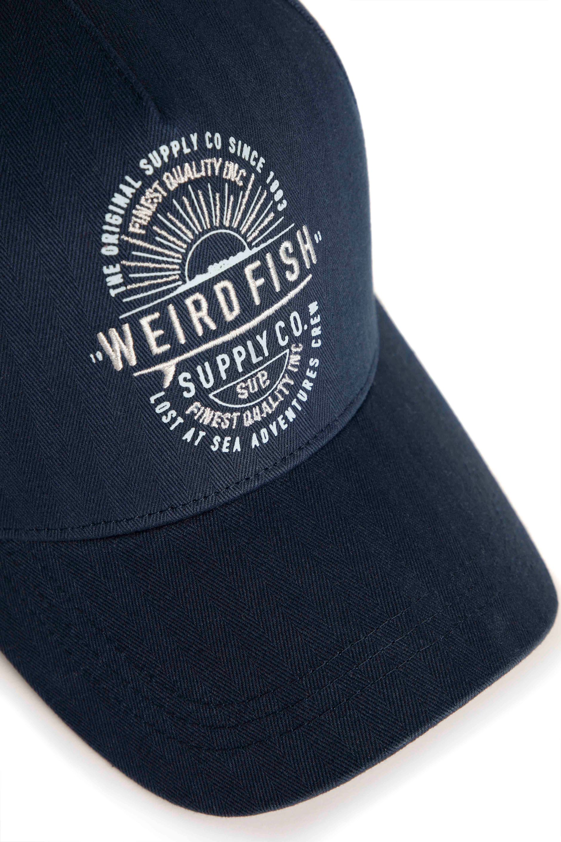 Hartstop Washed Graphic Cap Navy | Weird Fish