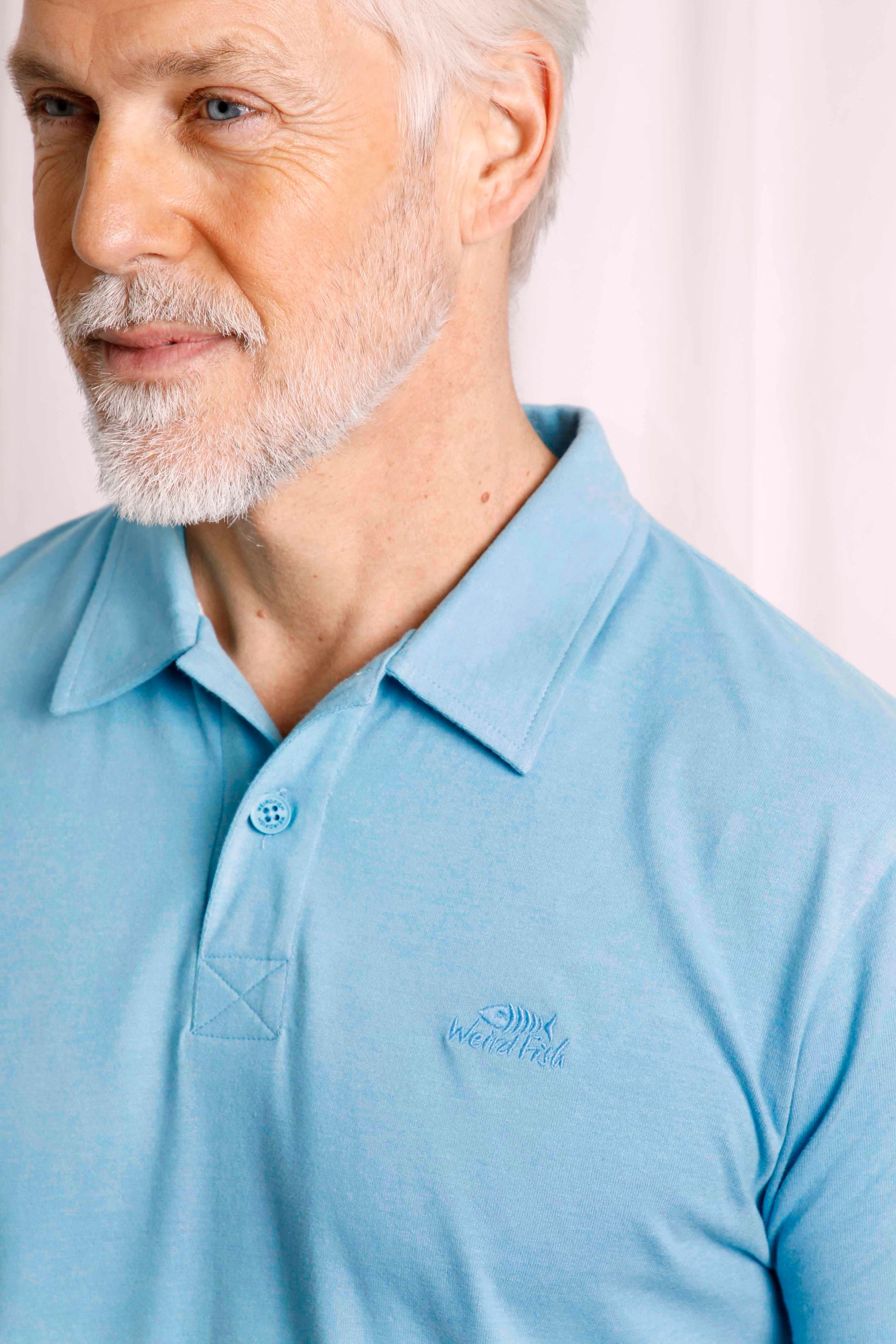 Jetstream Eco Branded Polo Sky Blue | Weird Fish