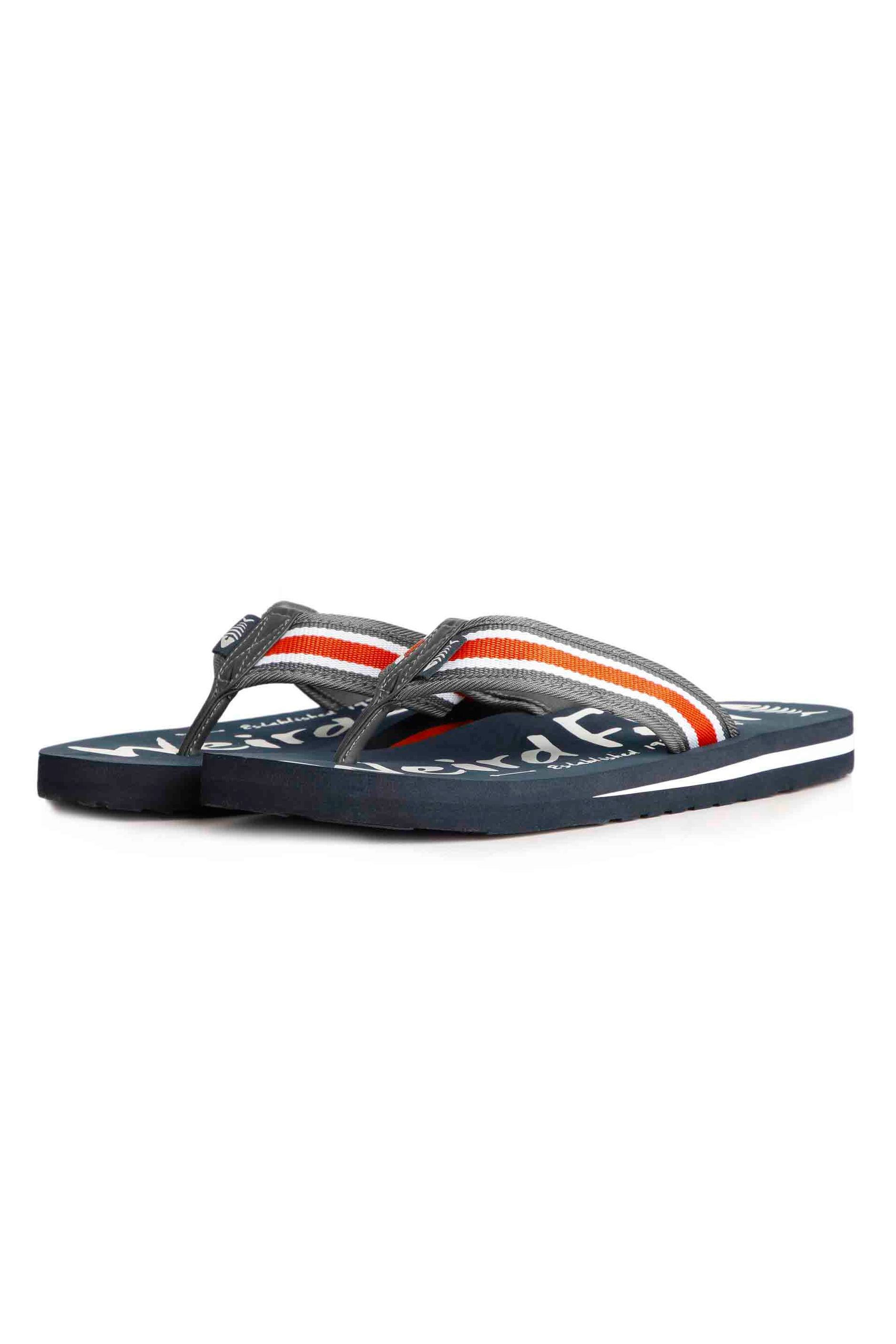 Waterford Branded Flip Flops Dark Navy | Weird Fish
