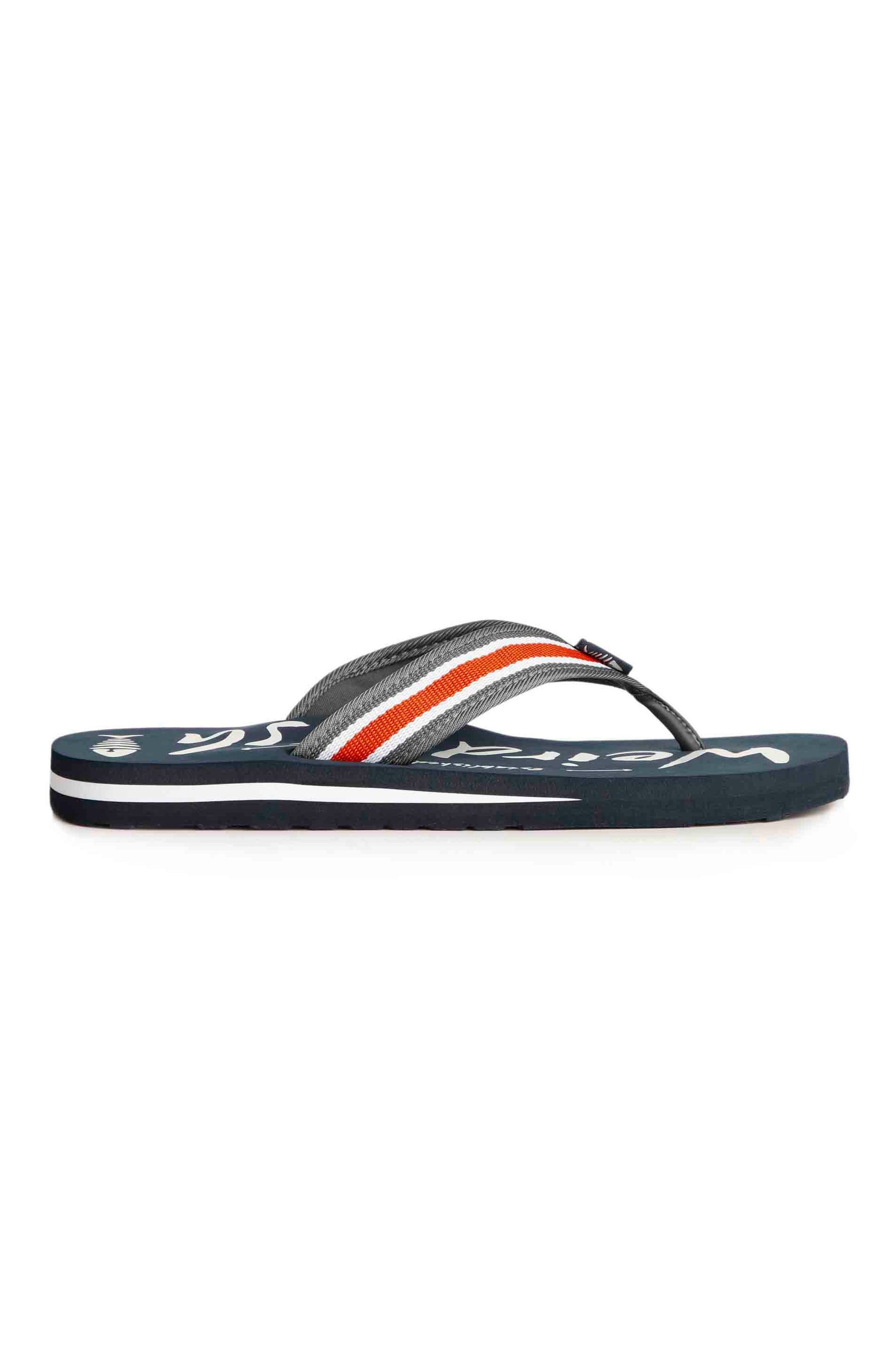 Waterford Branded Flip Flops Dark Navy | Weird Fish