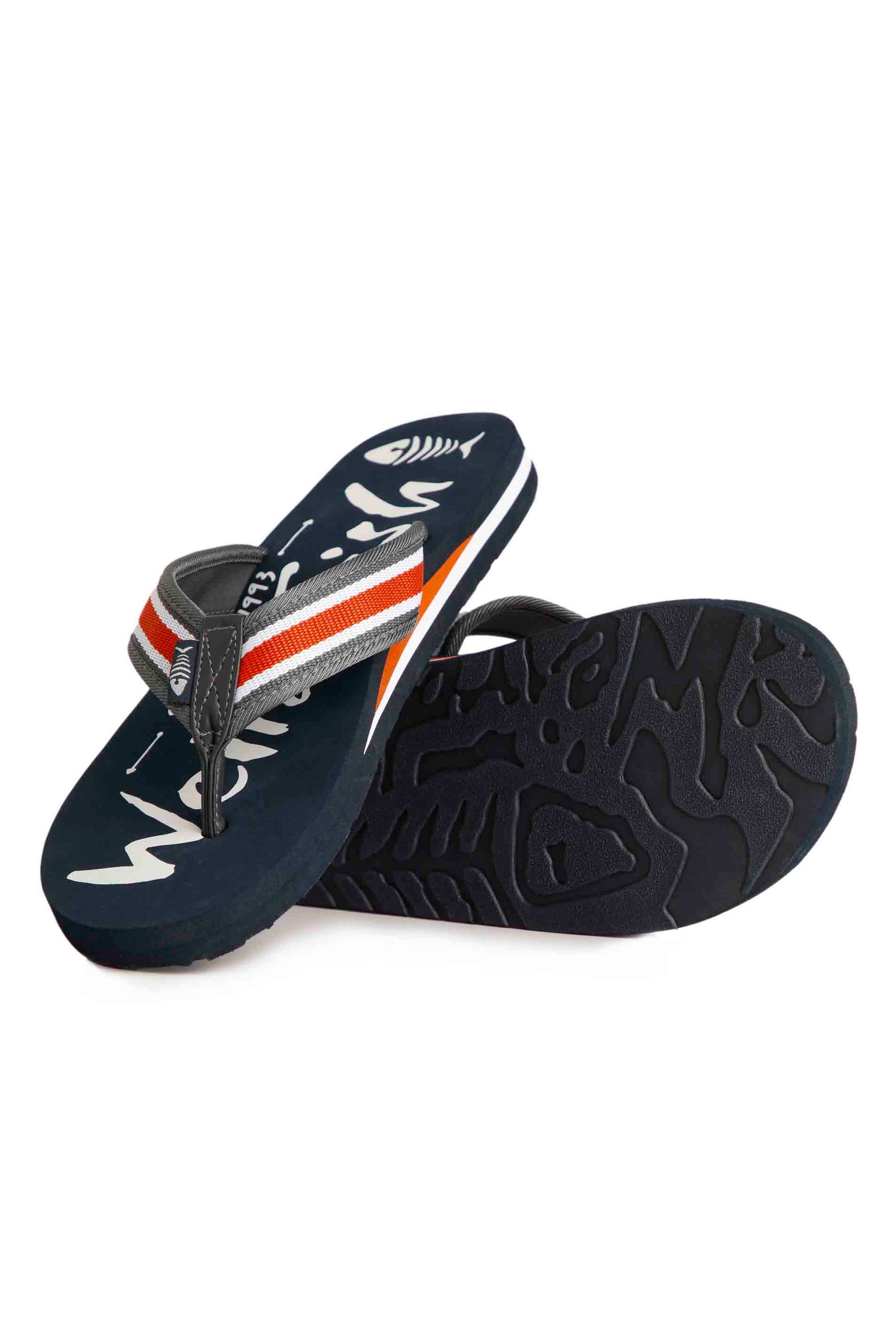 Waterford Branded Flip Flops Dark Navy | Weird Fish