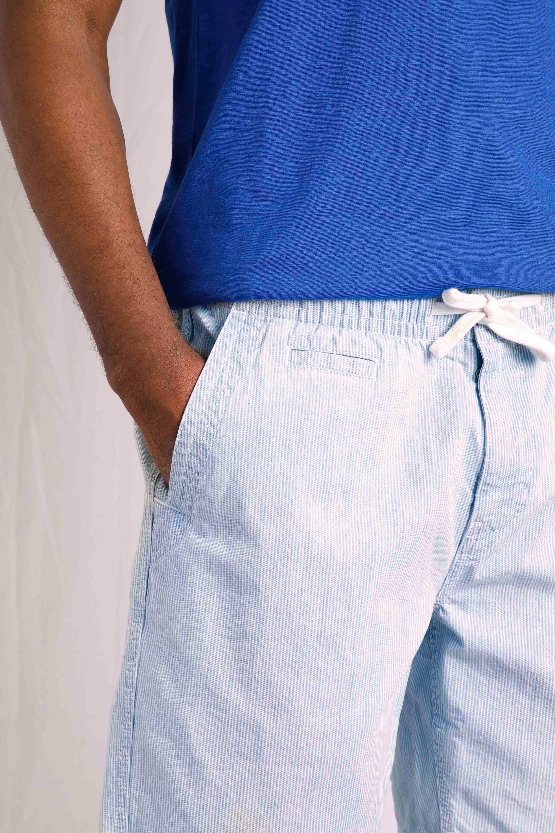 Dewey Stripe Shorts Ecru | Weird Fish