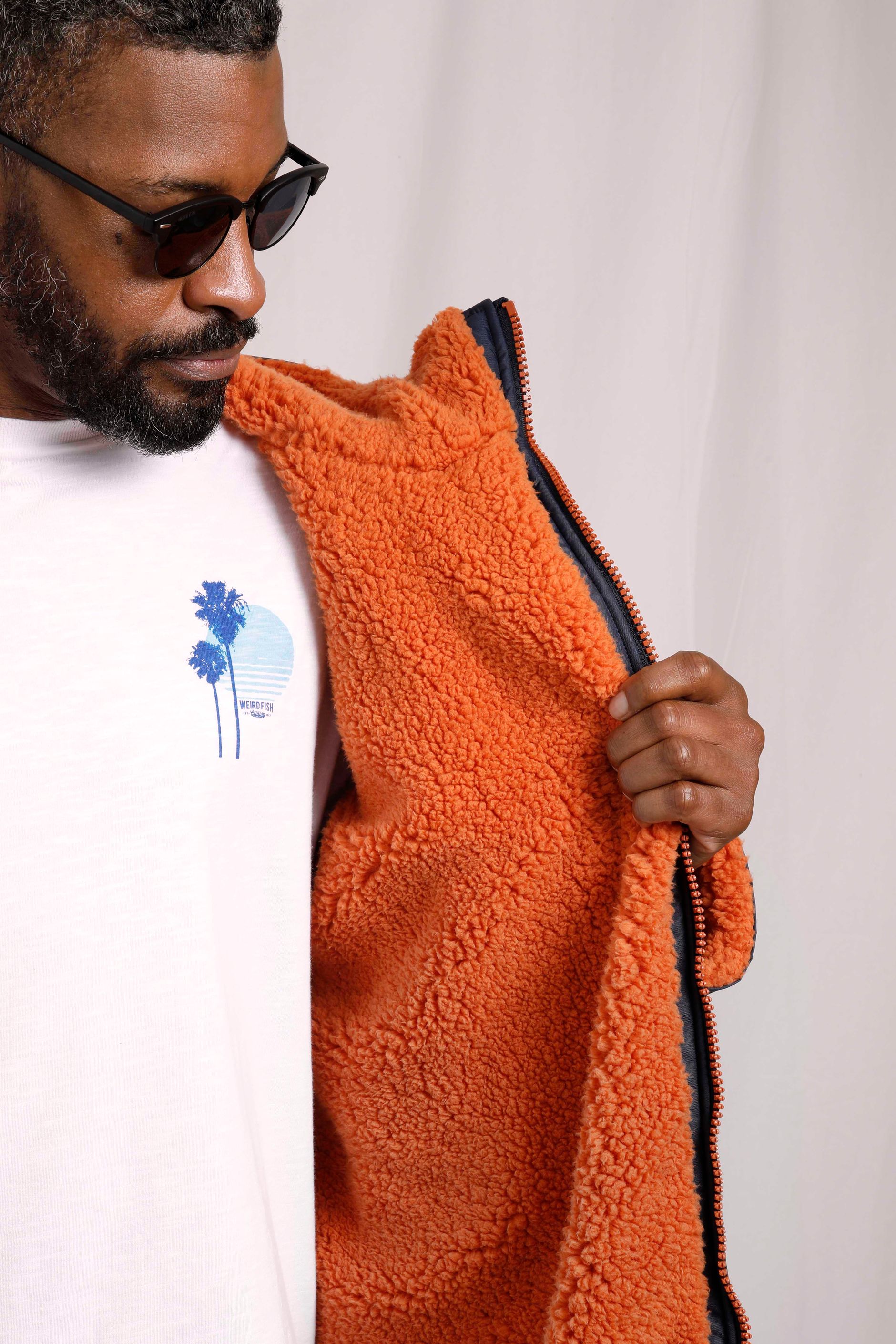 Atlantic Unisex Waterproof Changing Robe Navy | Weird Fish