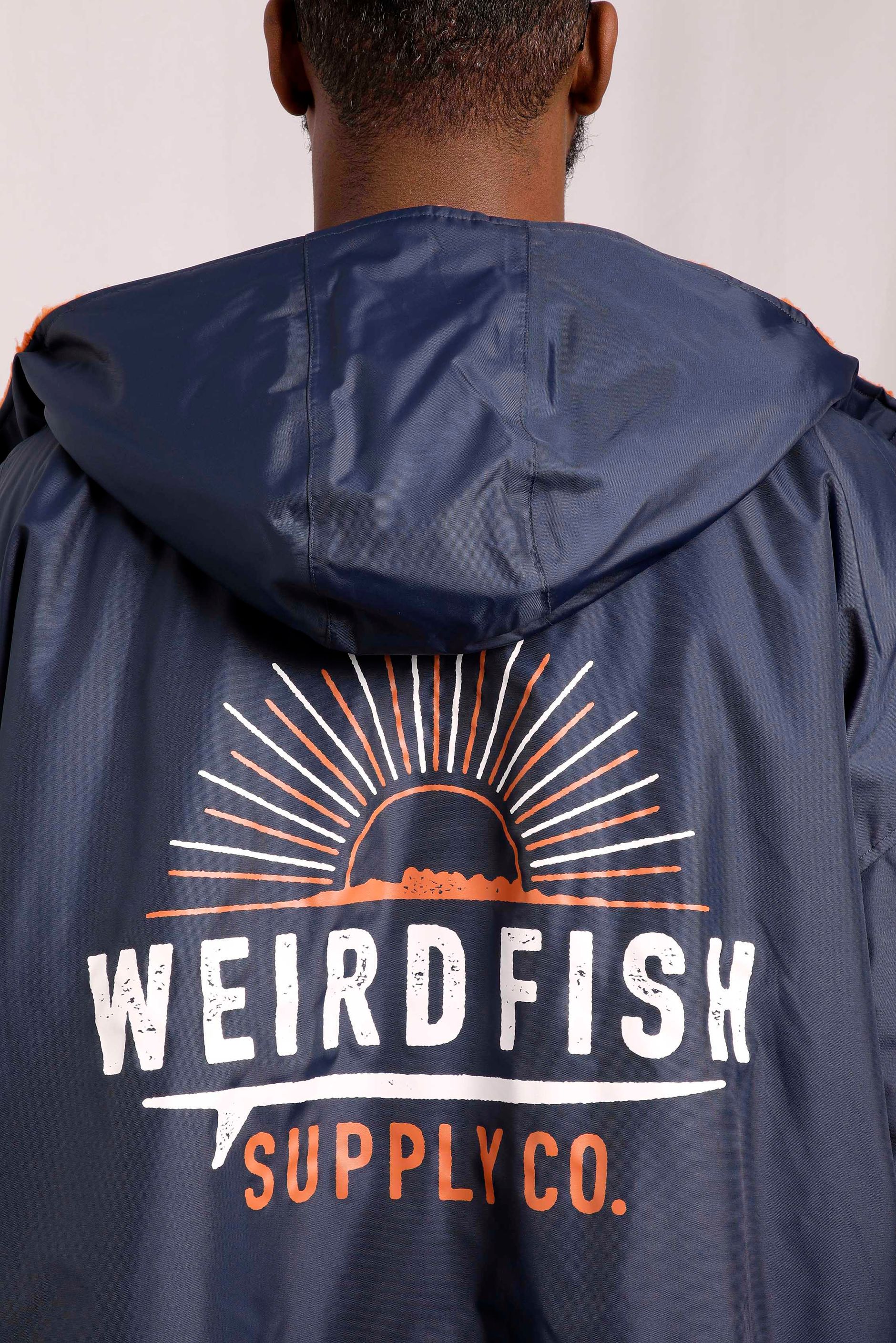 Atlantic Unisex Waterproof Changing Robe Navy | Weird Fish