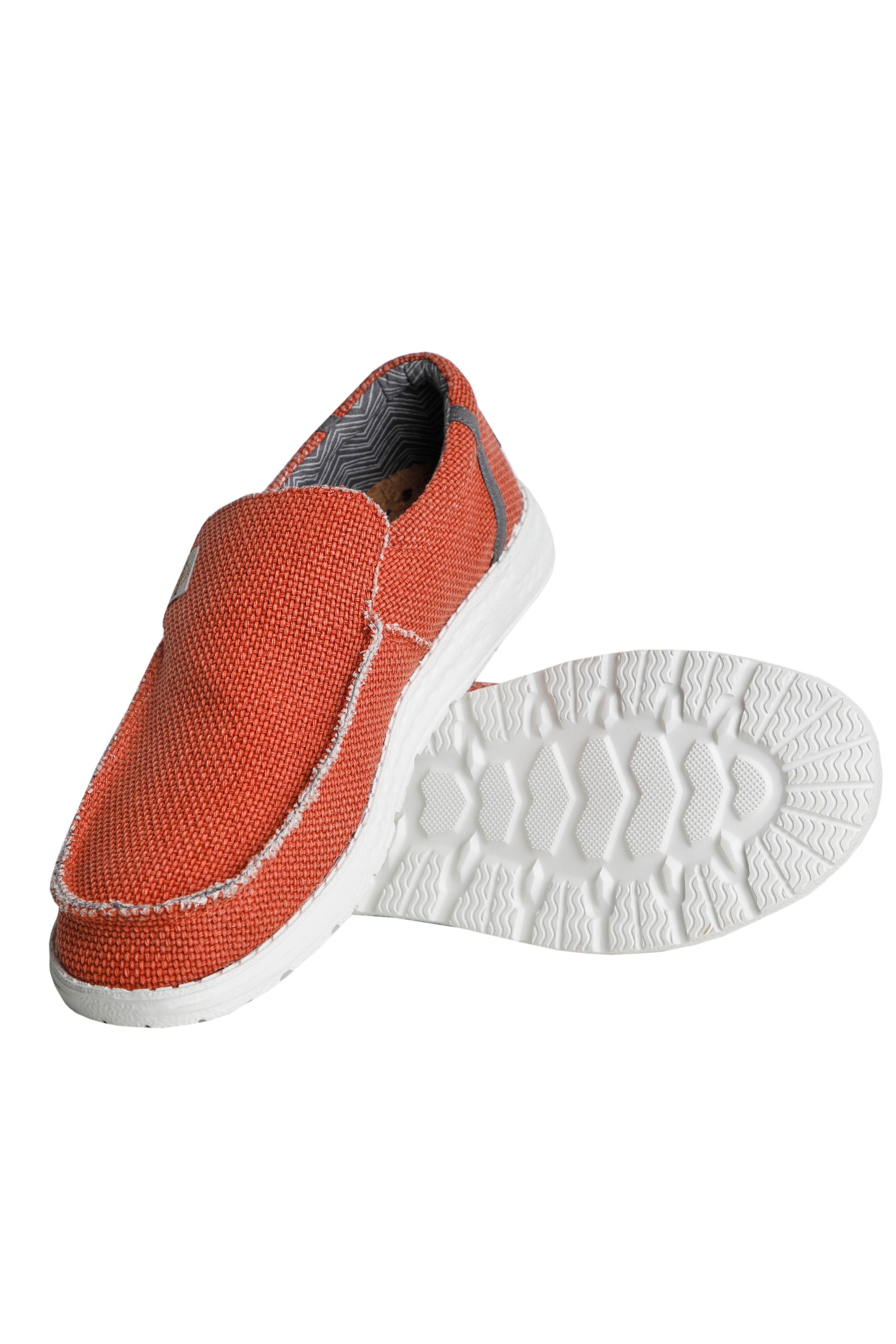 Sole Lace Slip On Shoes Rust | Weird Fish