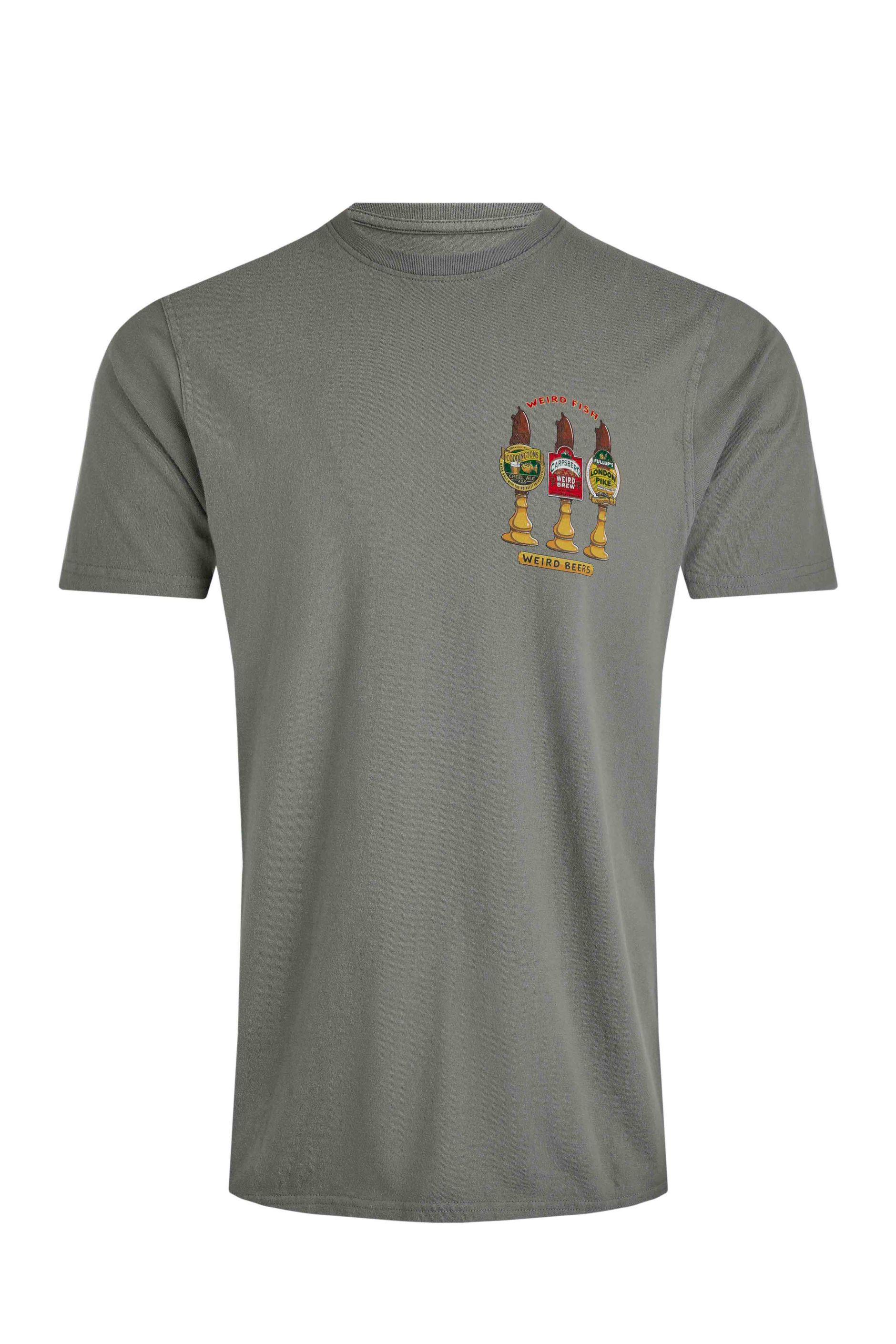 Weird Beers Artist T-Shirt Storm Grey | Weird Fish