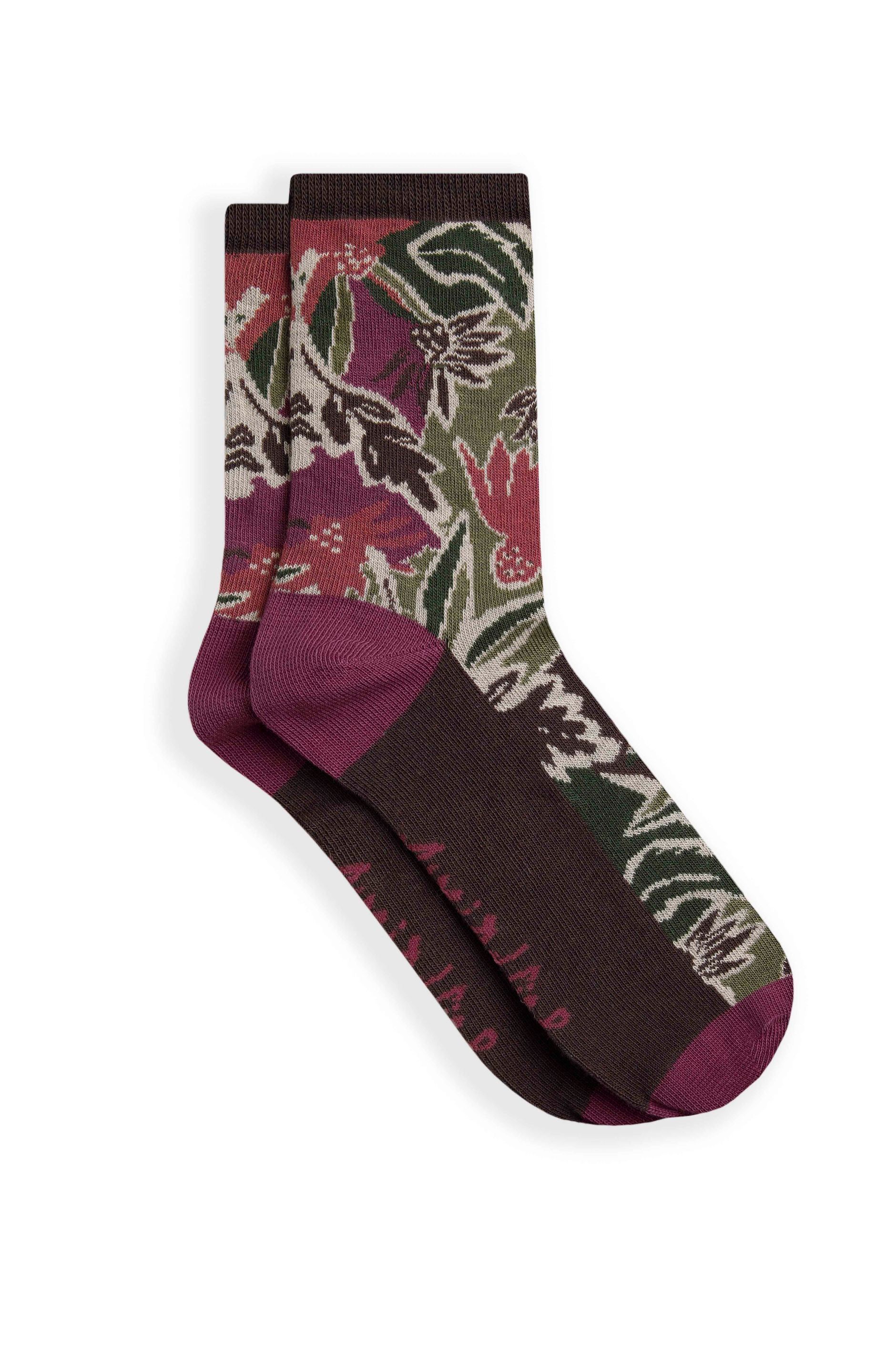 Parade Patterned Socks 3 Pack Chocolate | Weird Fish