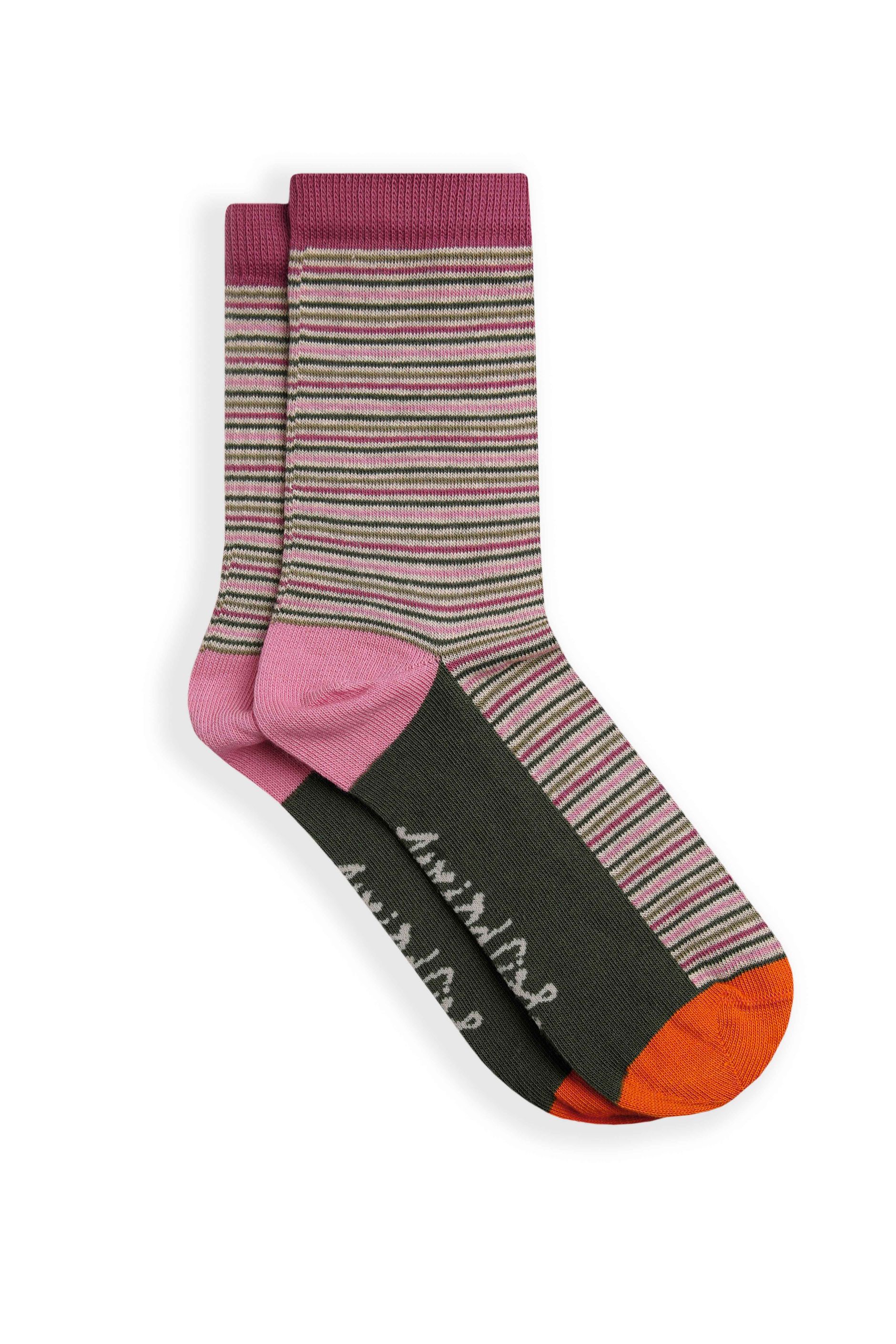 Parade Patterned Socks 3 Pack Olive Green | Weird Fish