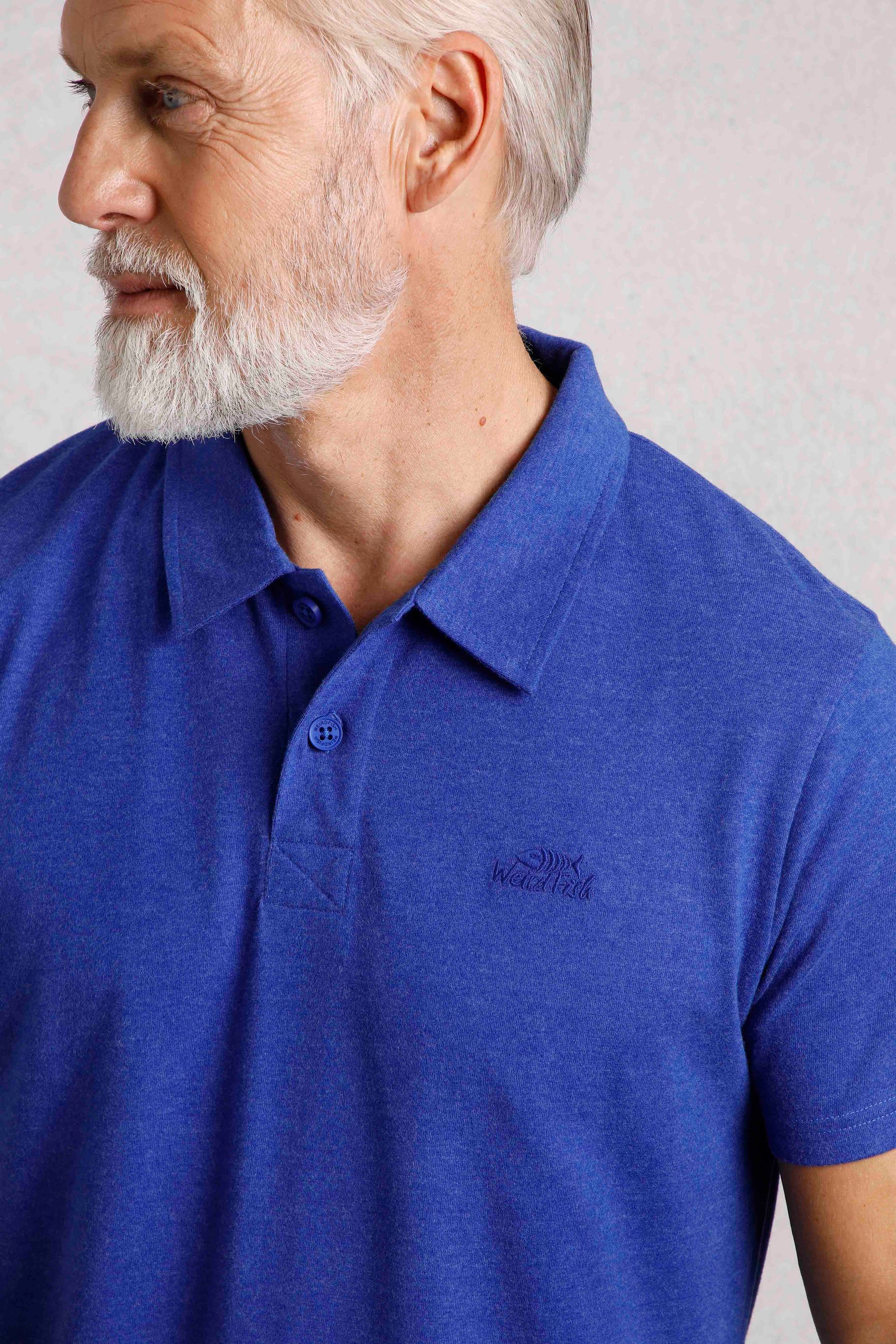 Jetstream Eco Branded Polo Cobalt Blue | Weird Fish