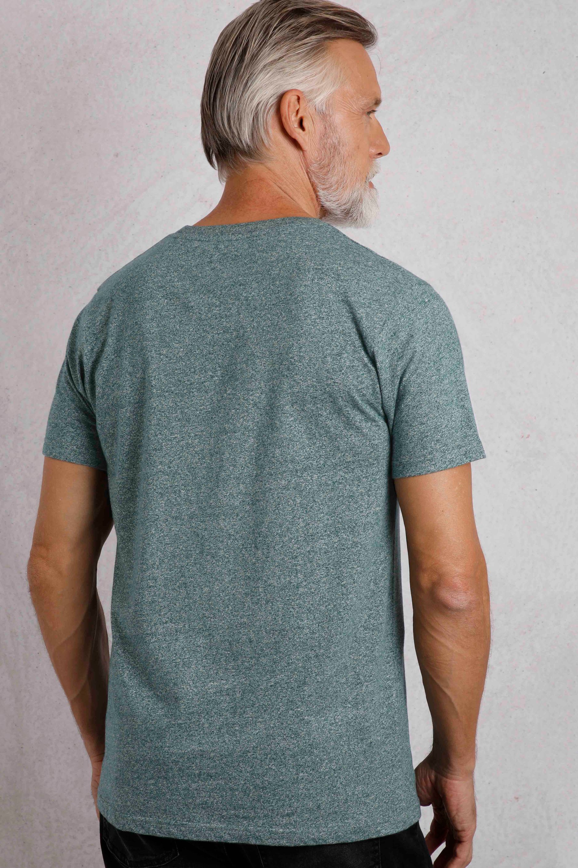 Fished Organic Branded T-Shirt Forest Green | Weird Fish