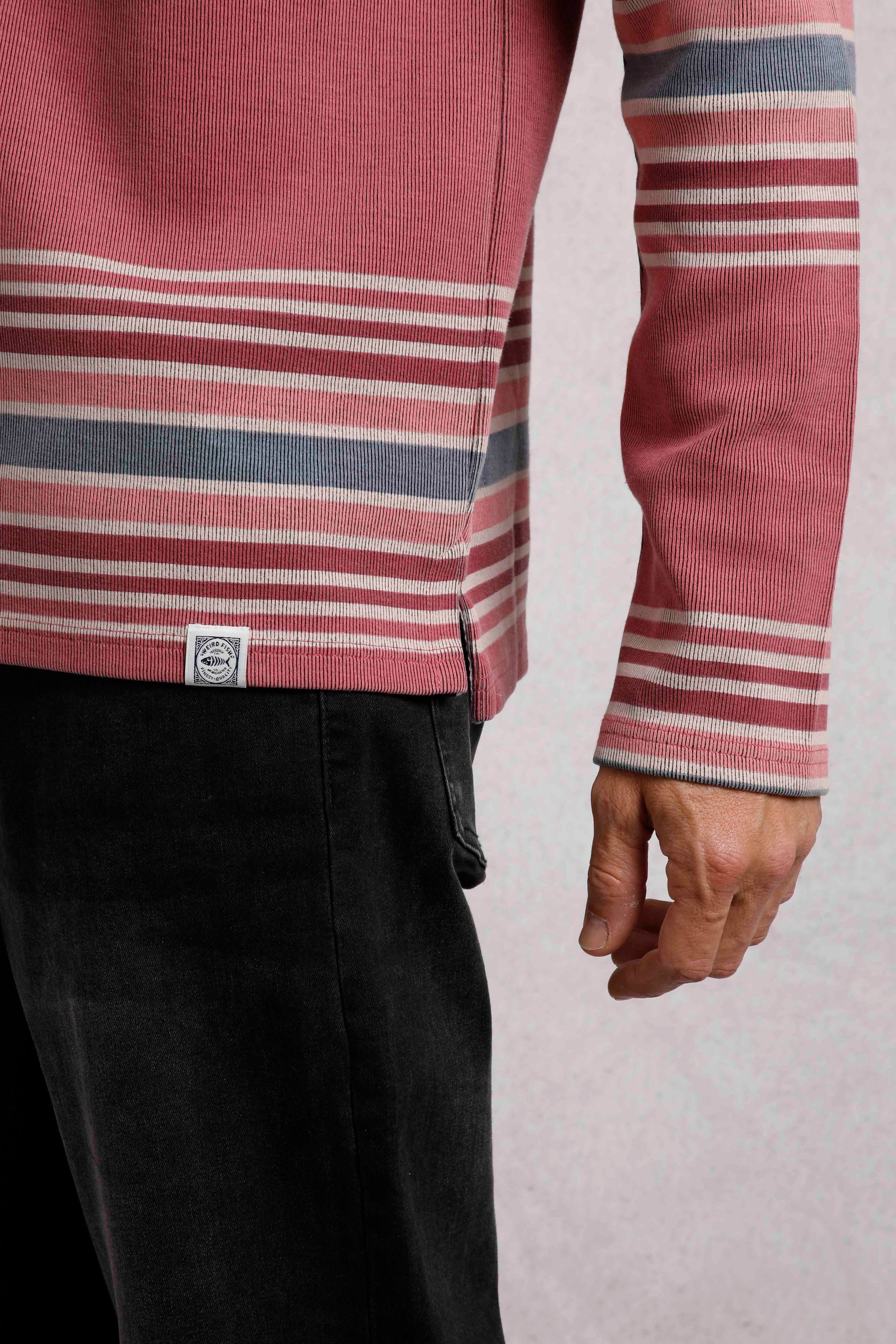 Caudale Heavyweight Stripe Rib Rugby Baked Apple | Weird Fish