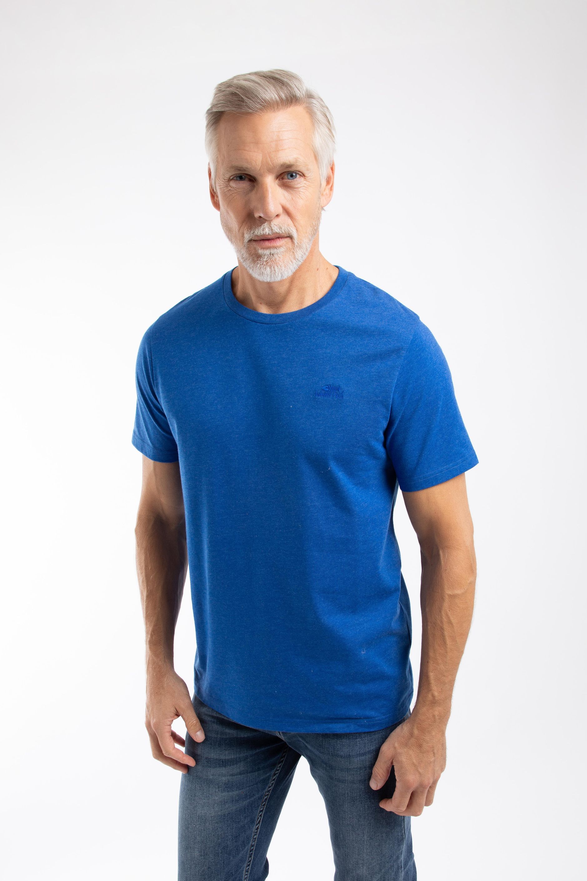 Hooked Branded T-Shirt Cobalt Blue | Weird Fish