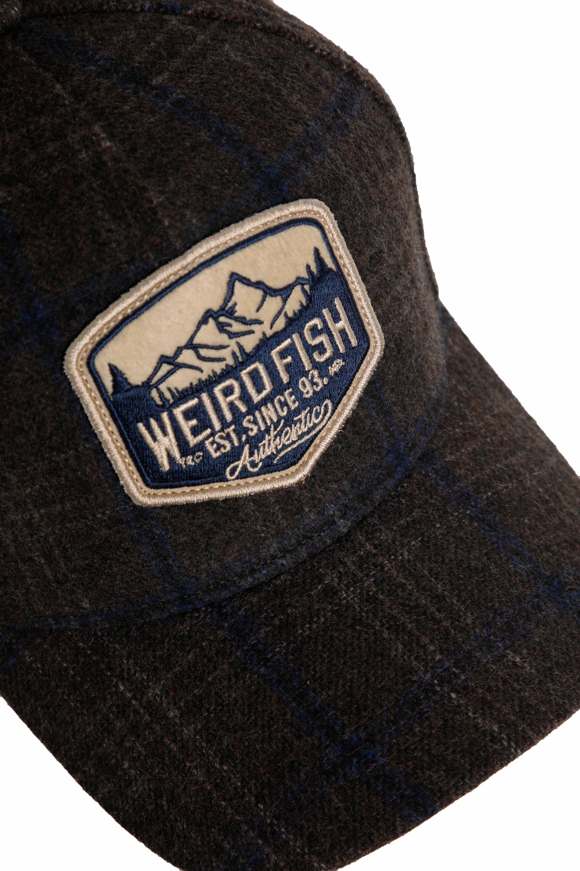 Rosthwaite Flannel Check Cap Chocolate | Weird Fish