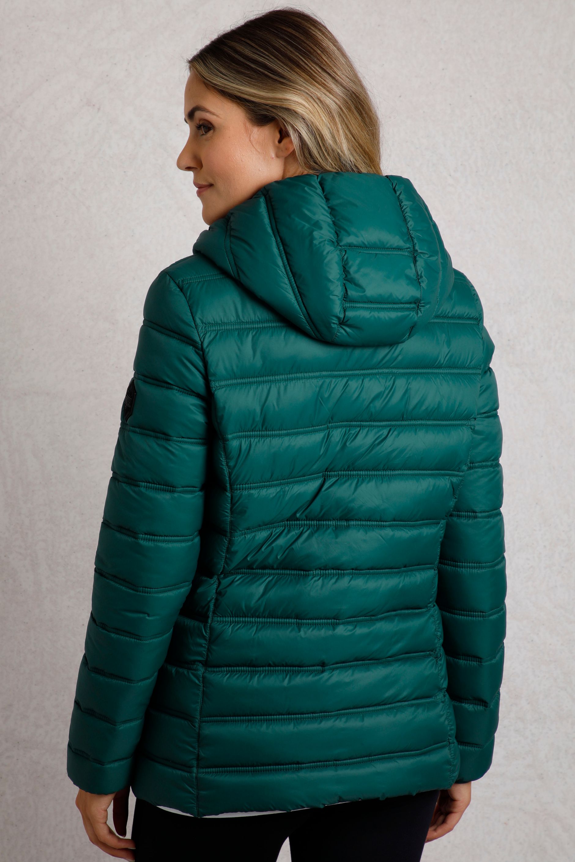 Eshka Lightweight Padded Jacket Cedar Green | Weird Fish