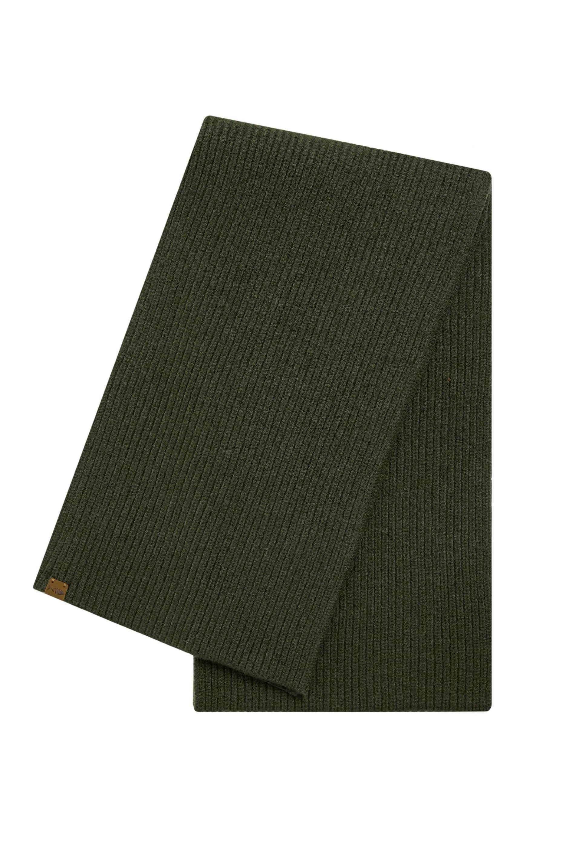 Stornoway Ribbed Scarf Fir Green | Weird Fish