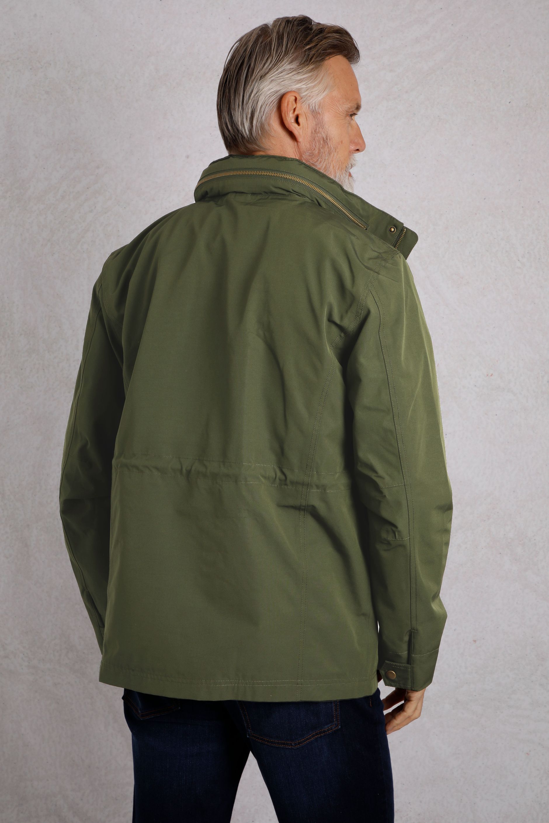 Seathwaite Waterproof Field Jacket Fir Green | Weird Fish