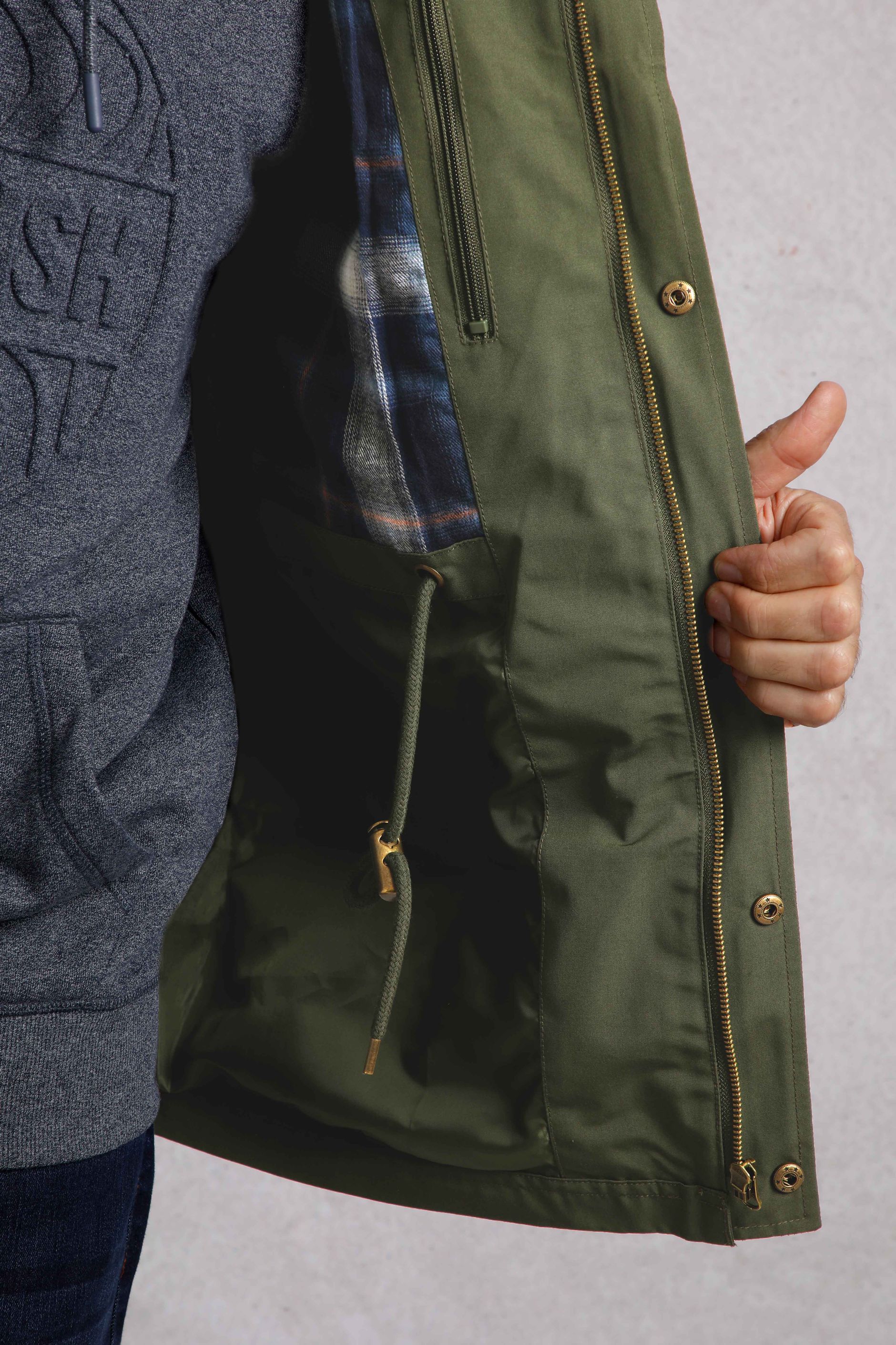 Seathwaite Waterproof Field Jacket Fir Green | Weird Fish