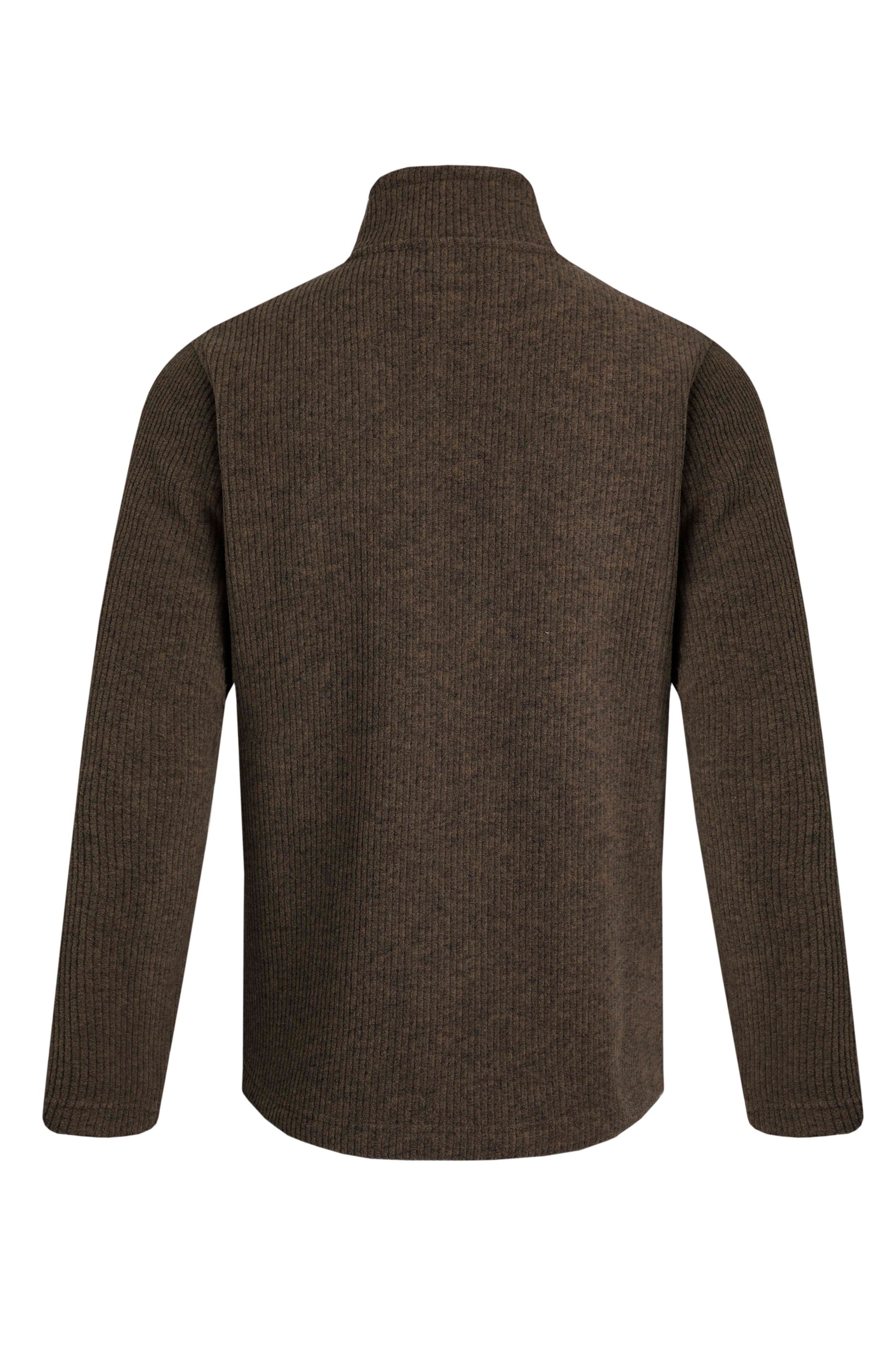 Newport Eco 1/4 Zip Rib Fleece Bronze | Weird Fish