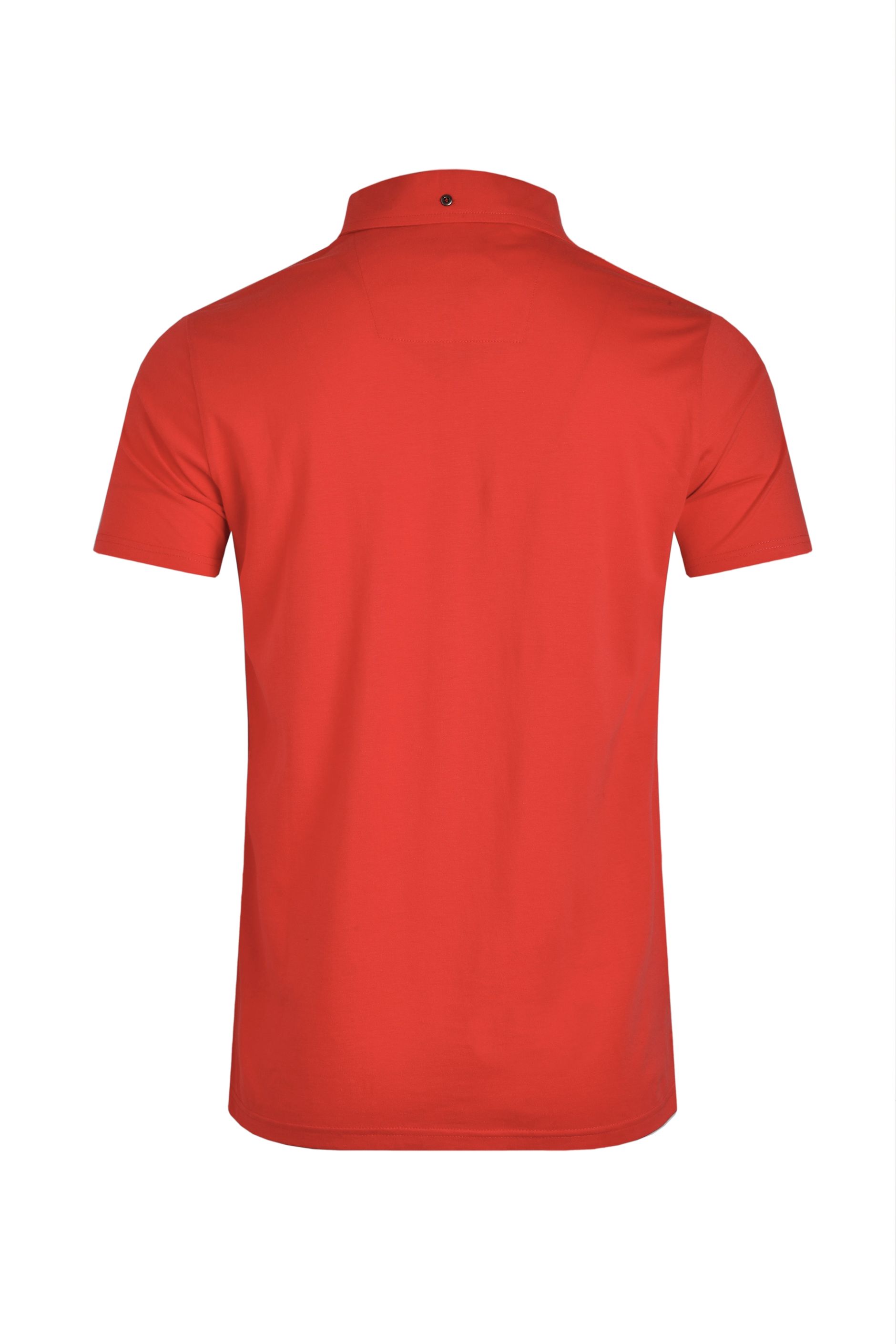 Jeremy Button Down Jersey Polo Shirt Radical Red | Weird Fish