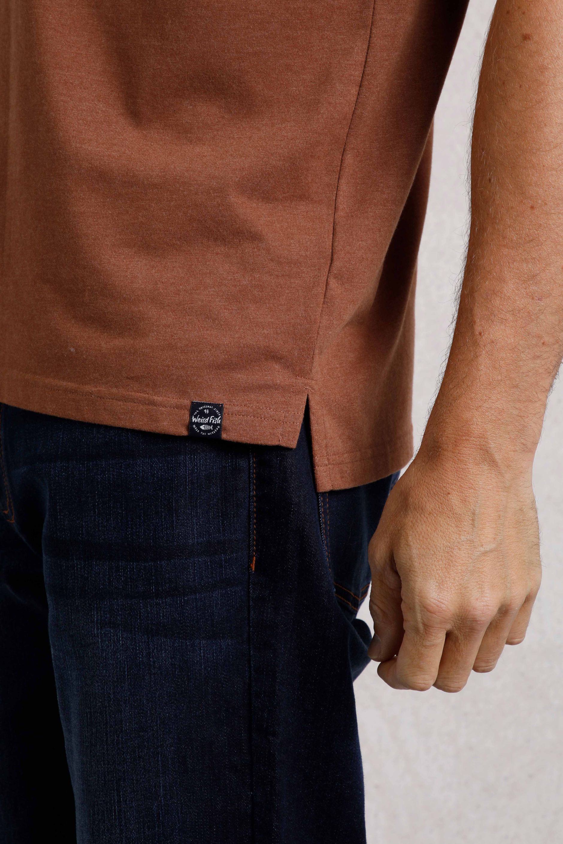 Jetstream Eco Branded Polo Chestnut | Weird Fish