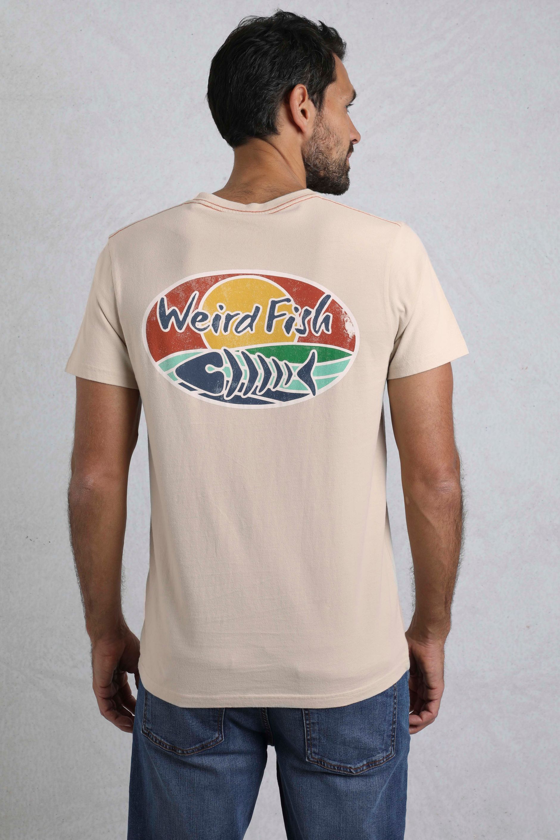 Land and Sea Back Print Graphic T-Shirt String | Weird Fish