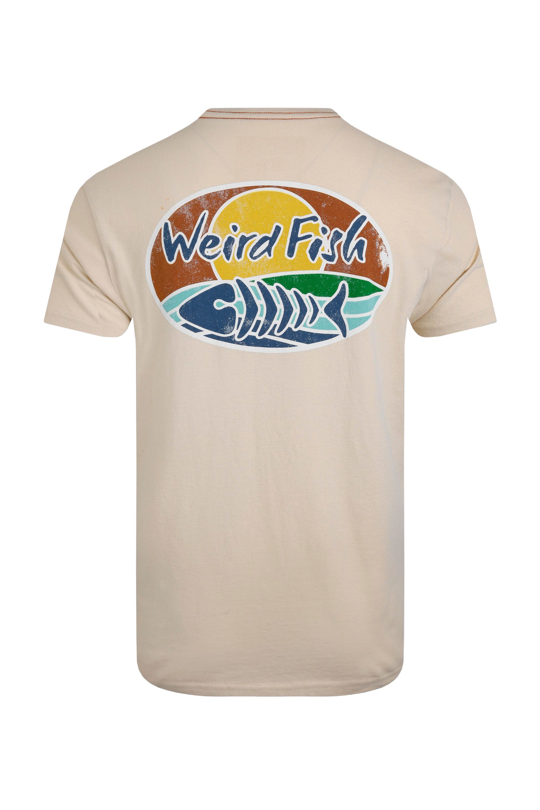 Land and Sea Back Print Graphic T-Shirt String | Weird Fish