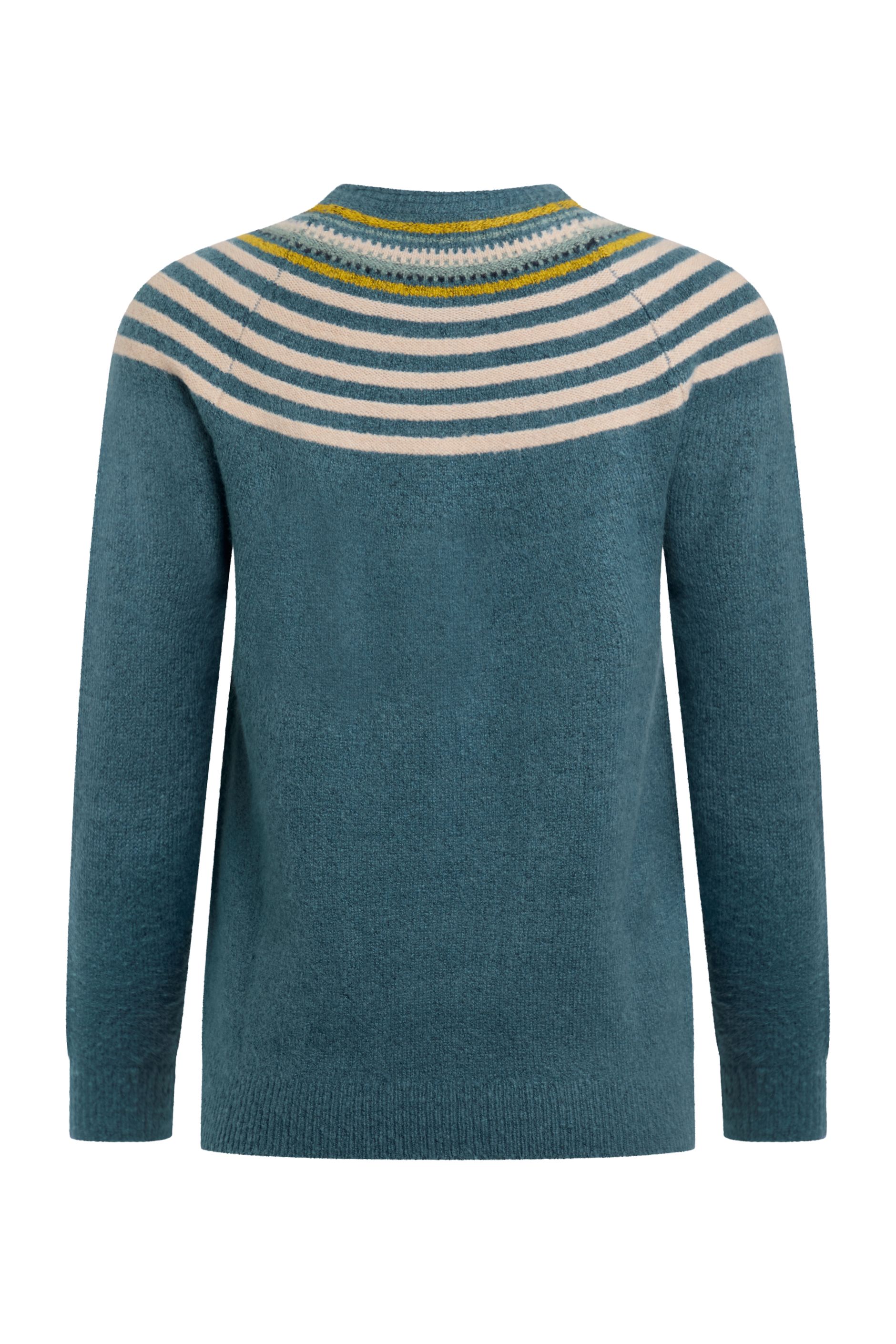 Sinatra Eco Patterned Knit Jumper Uniform Blue | Weird Fish