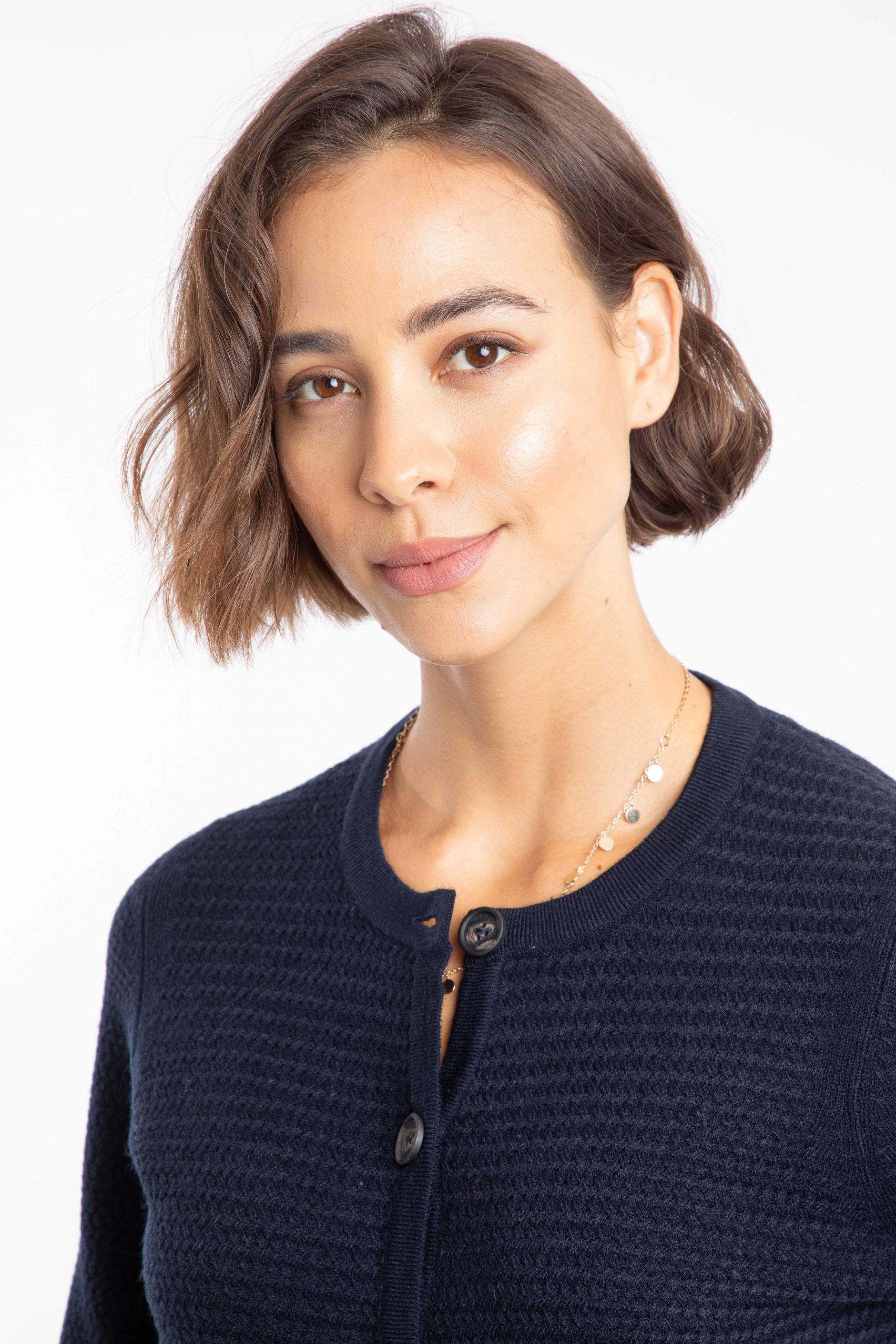 Hayley Knitted Cardigan Navy | Weird Fish