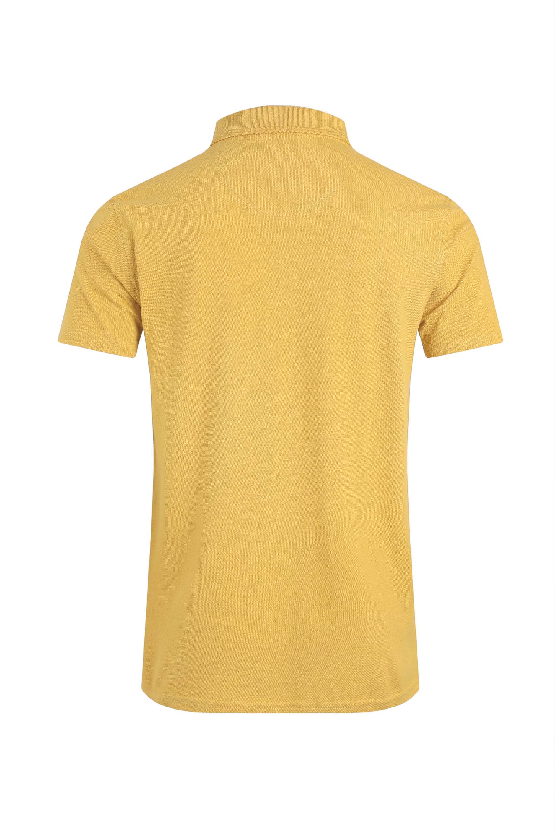 Miles Organic Cotton Pique Polo Lemon | Weird Fish