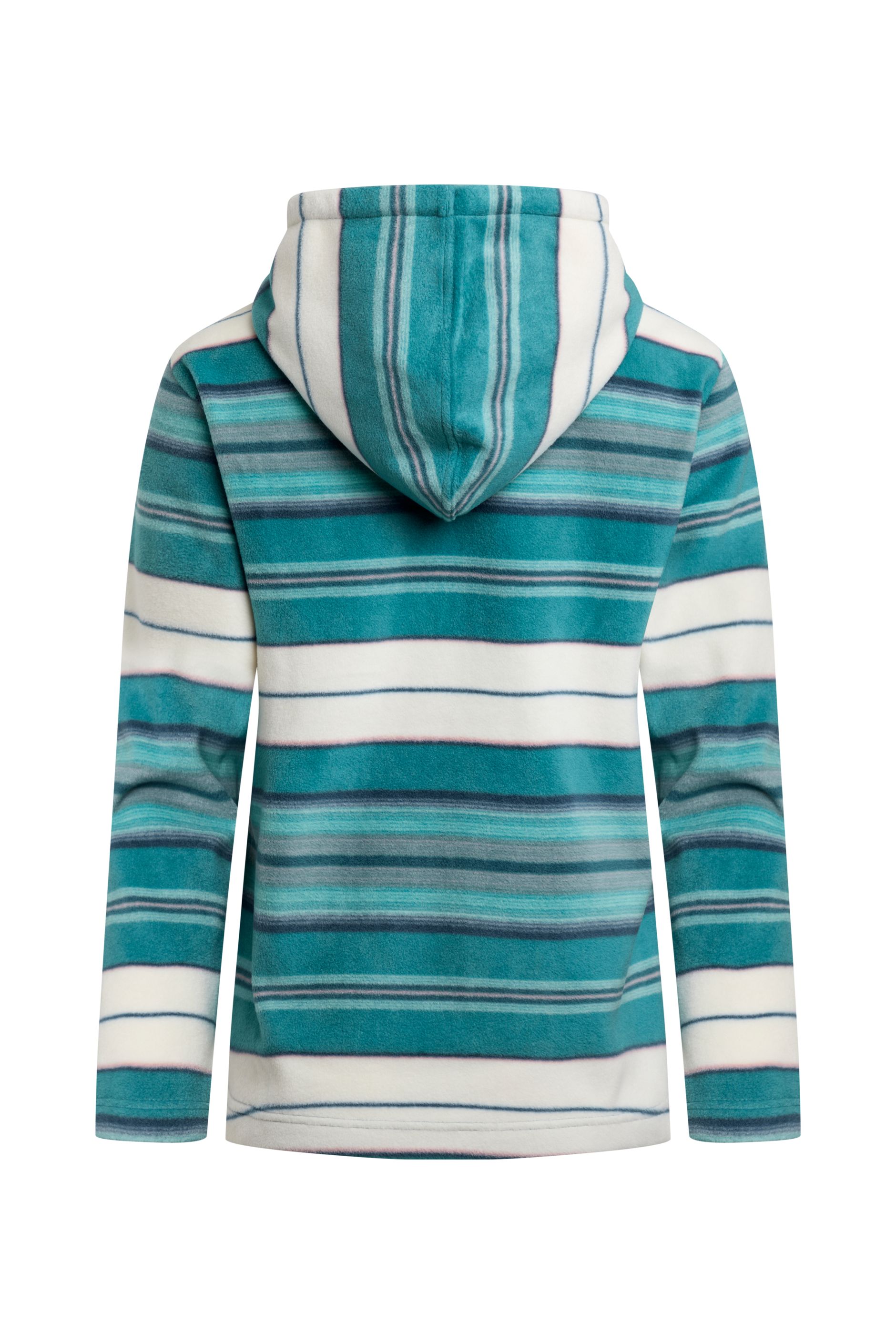 Lana 1/4 Zip Microfleece Hoodie Lagoon Blue | Weird Fish