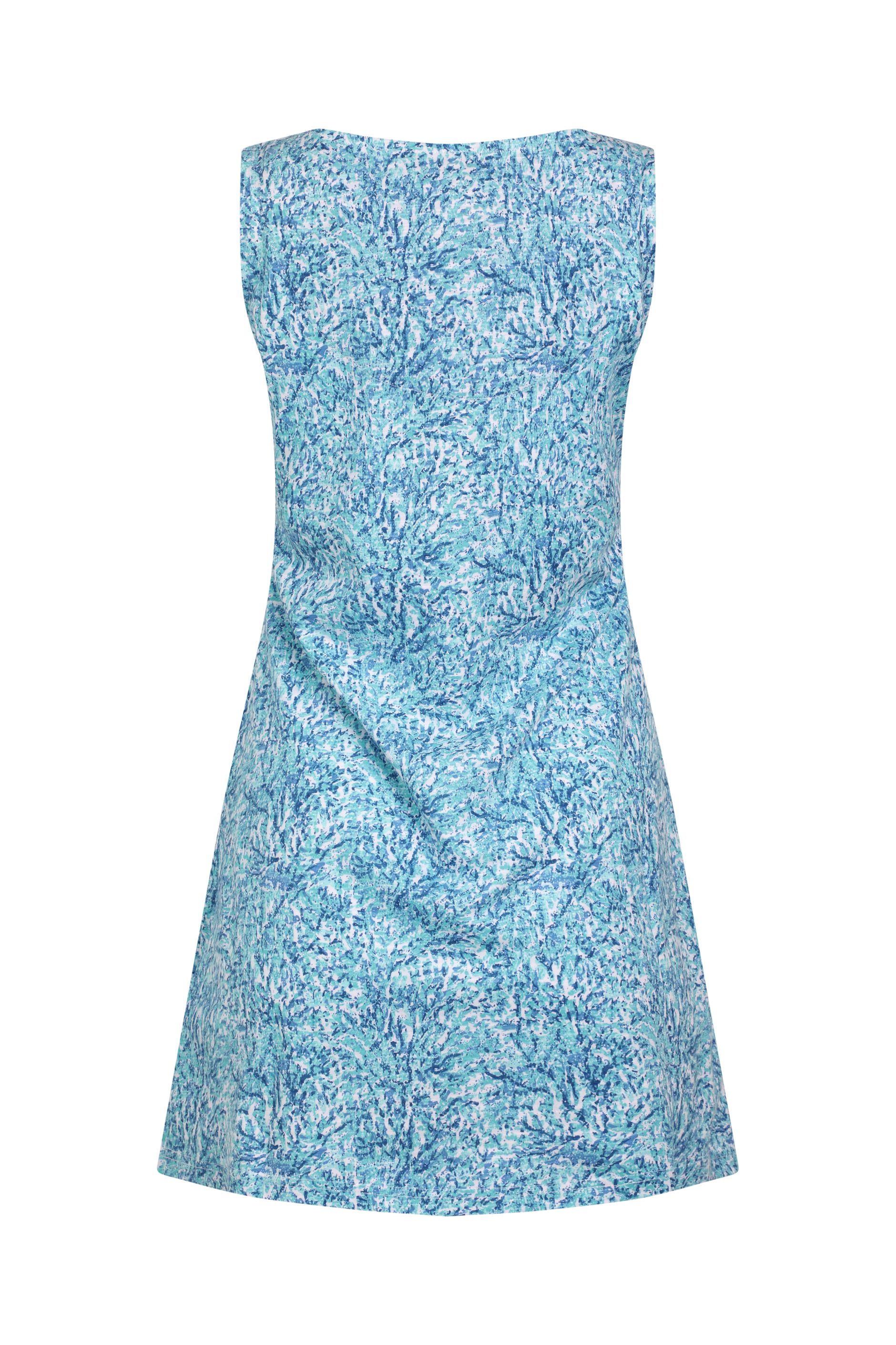 Indus Printed Jersey Tunic Azure | Weird Fish