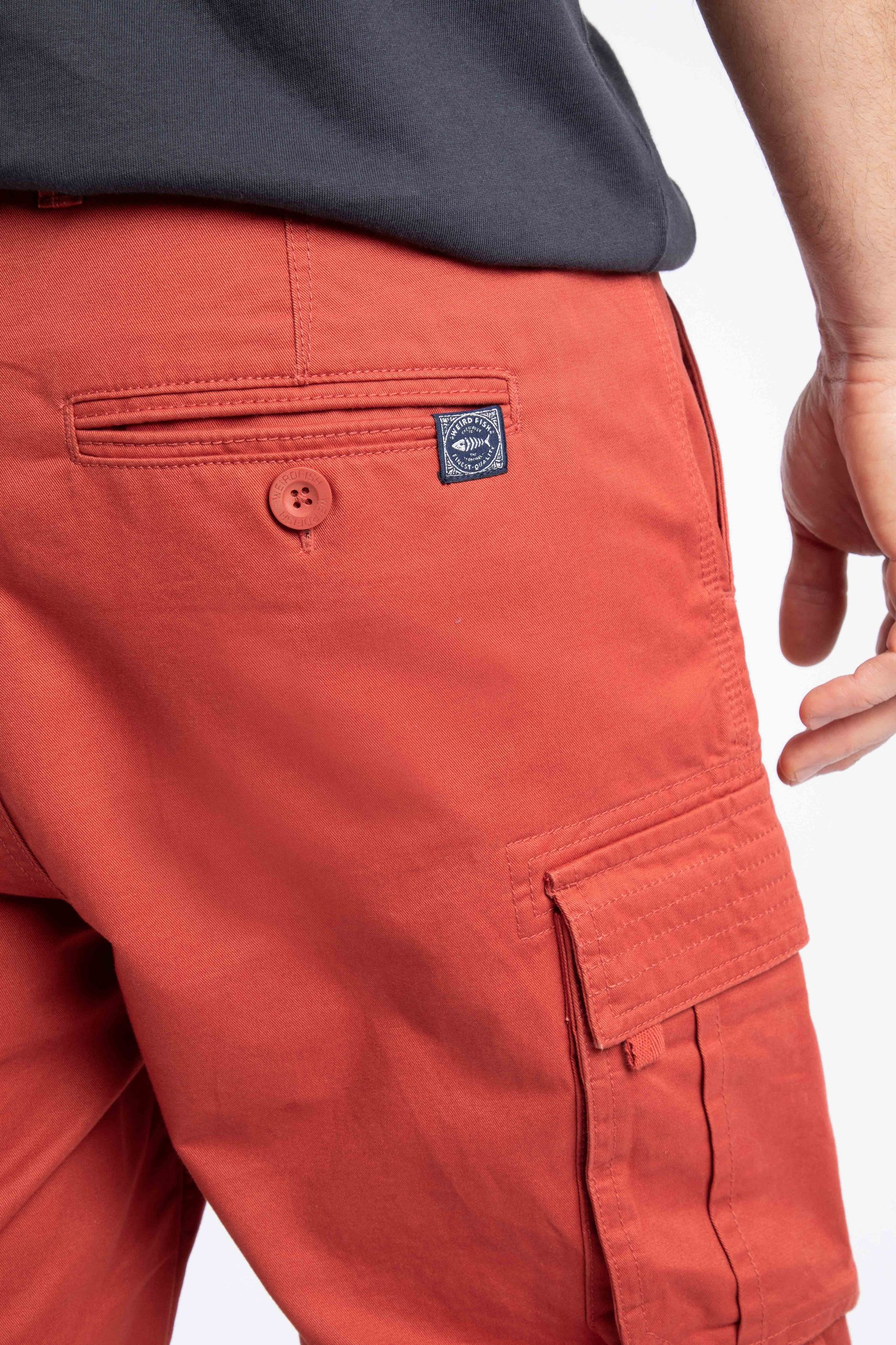 Rigney Cargo Shorts Paprika | Weird Fish