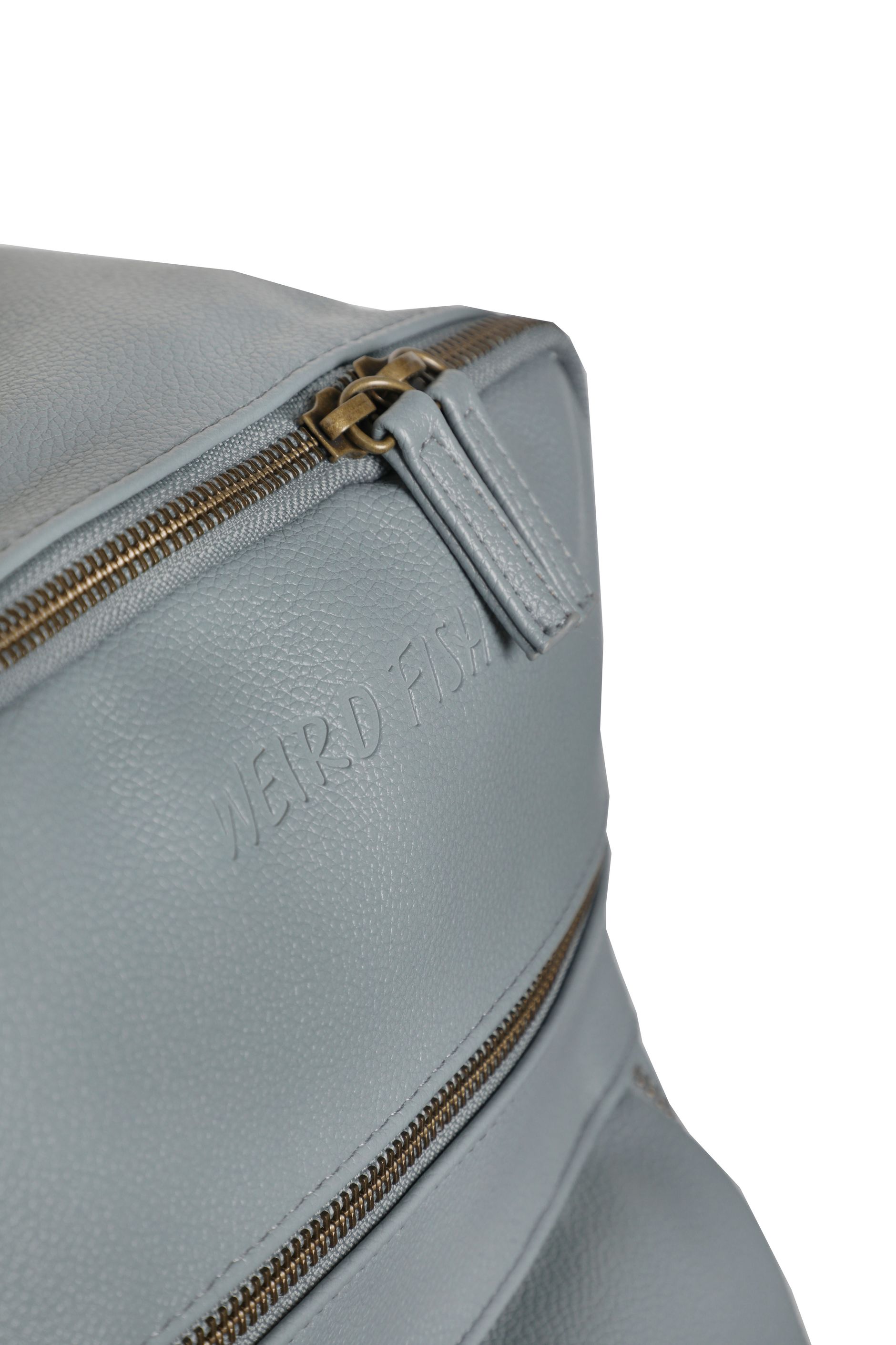 Apperly Faux Leather Backpack Mineral Blue | Weird Fish