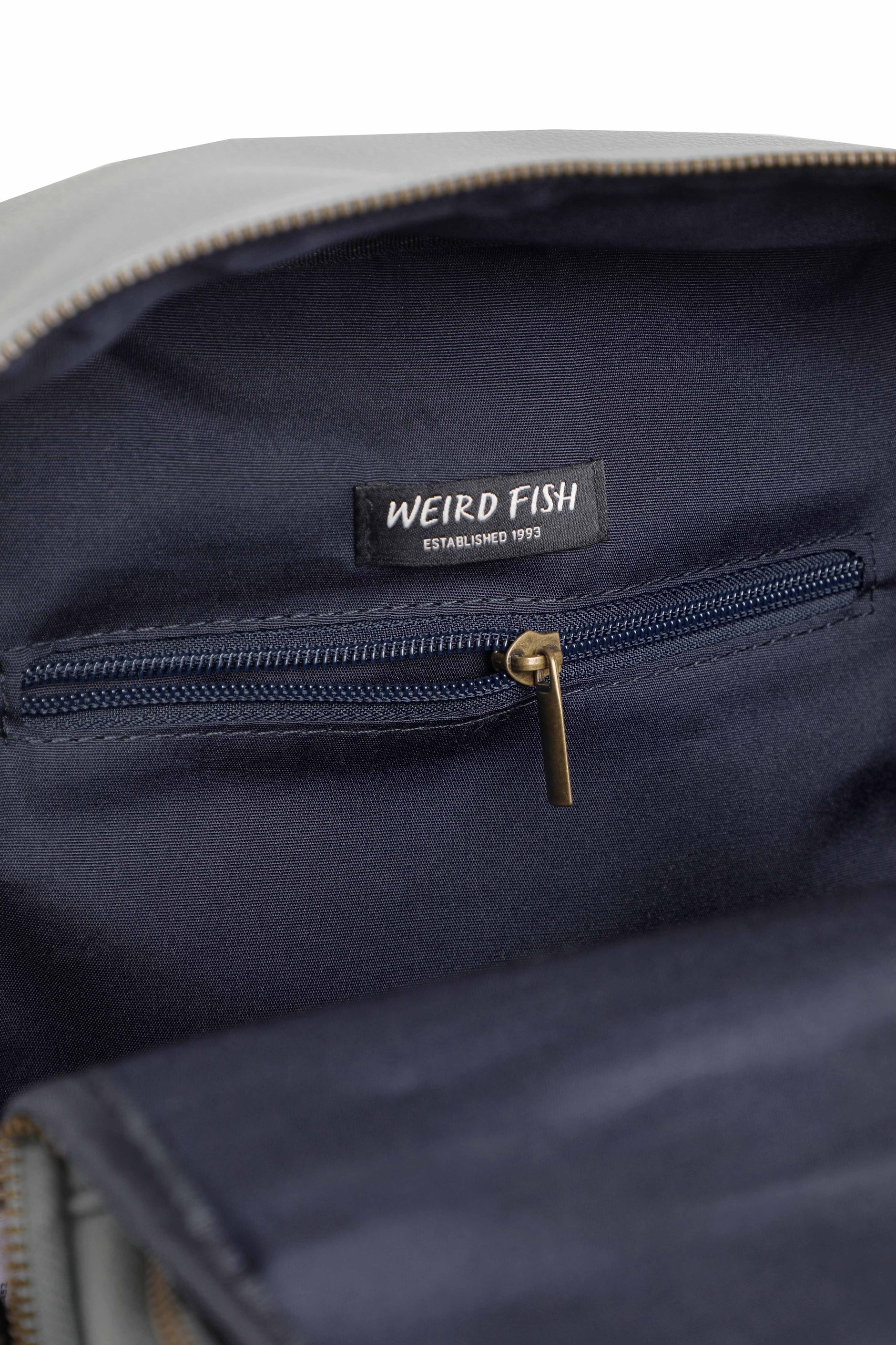 Apperly Faux Leather Backpack Mineral Blue | Weird Fish