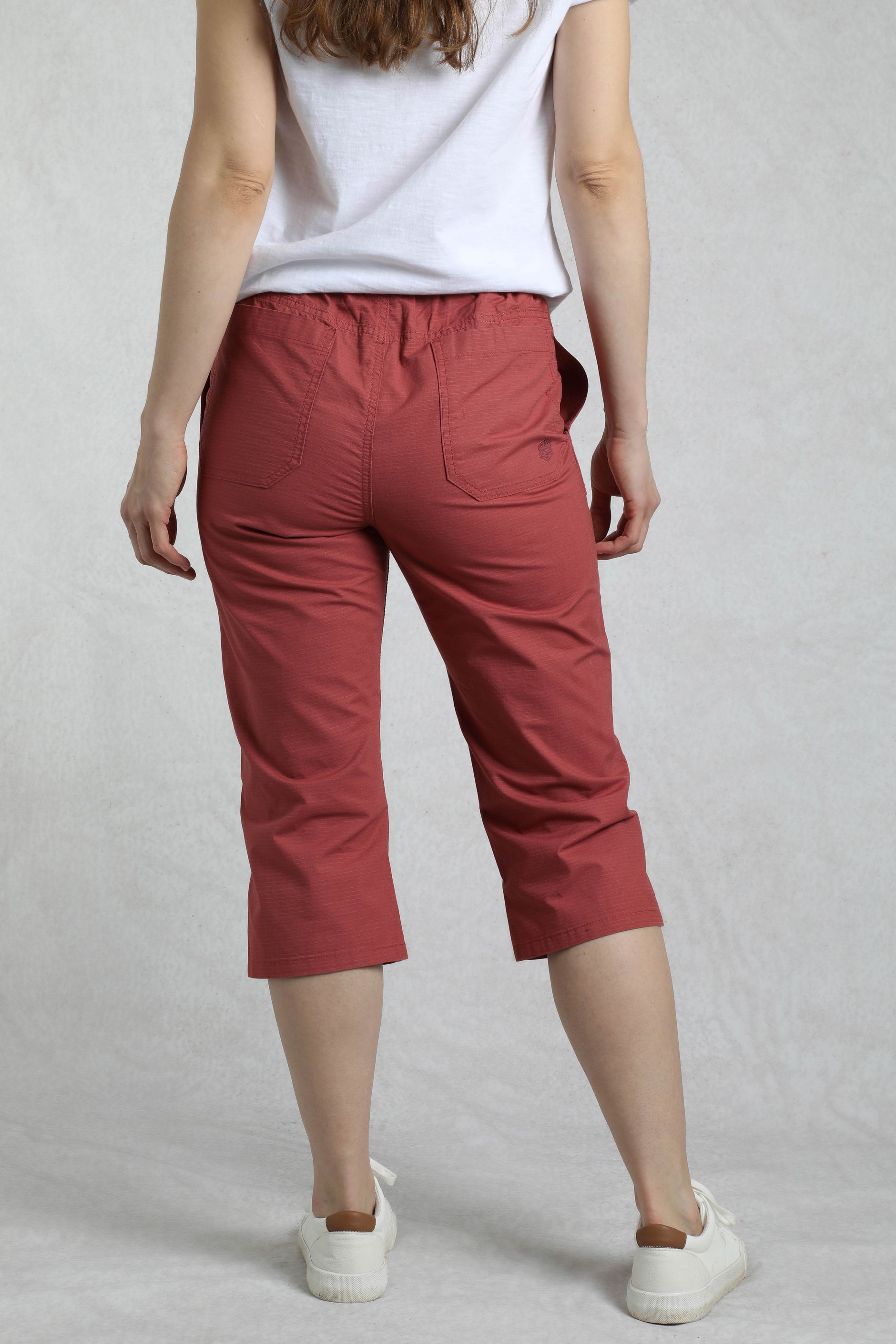 Anyar 3/4 Length Ripstop Trousers Desert Rose | Weird Fish