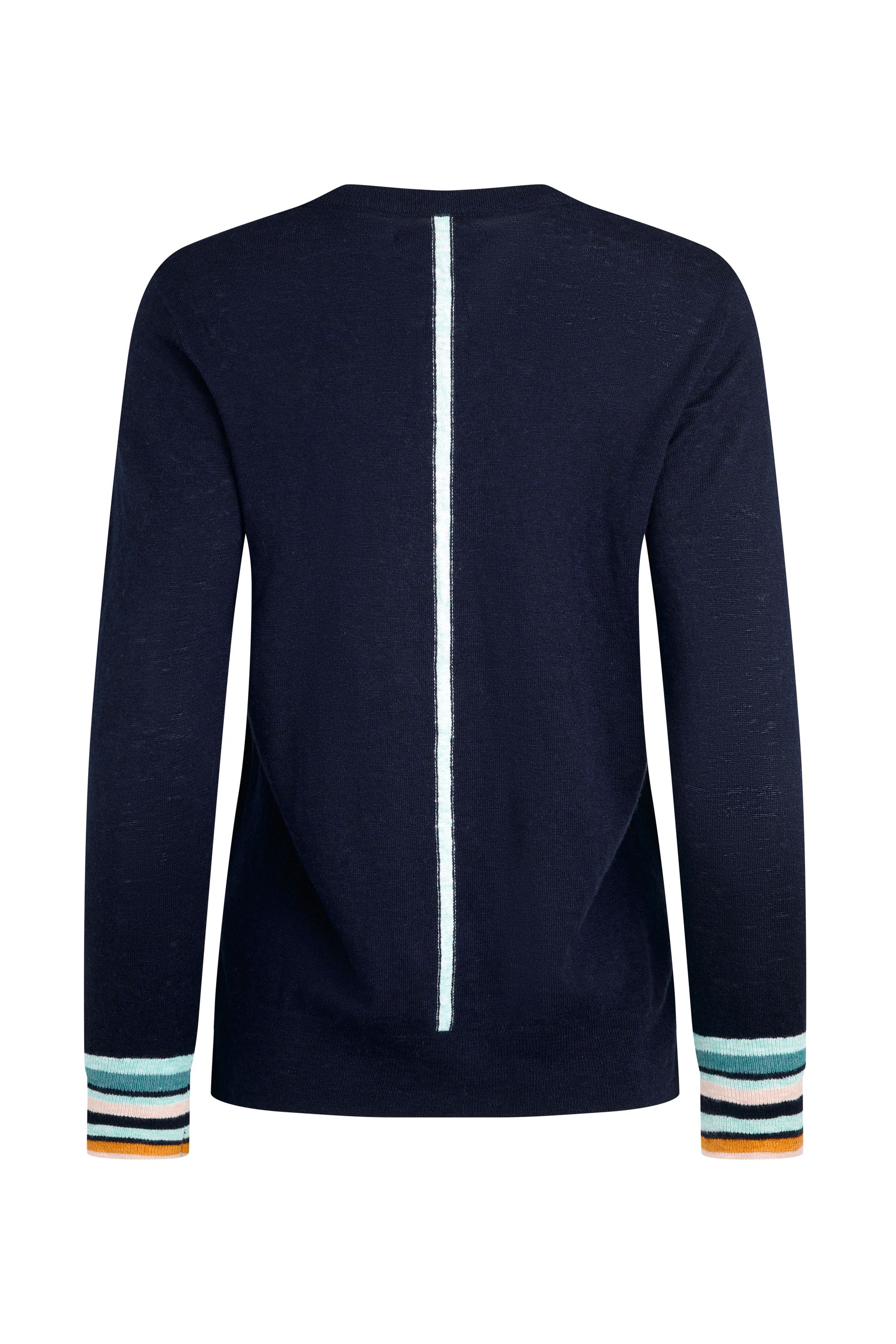 Kinga Lightweight Knit Jumper Navy | Weird Fish