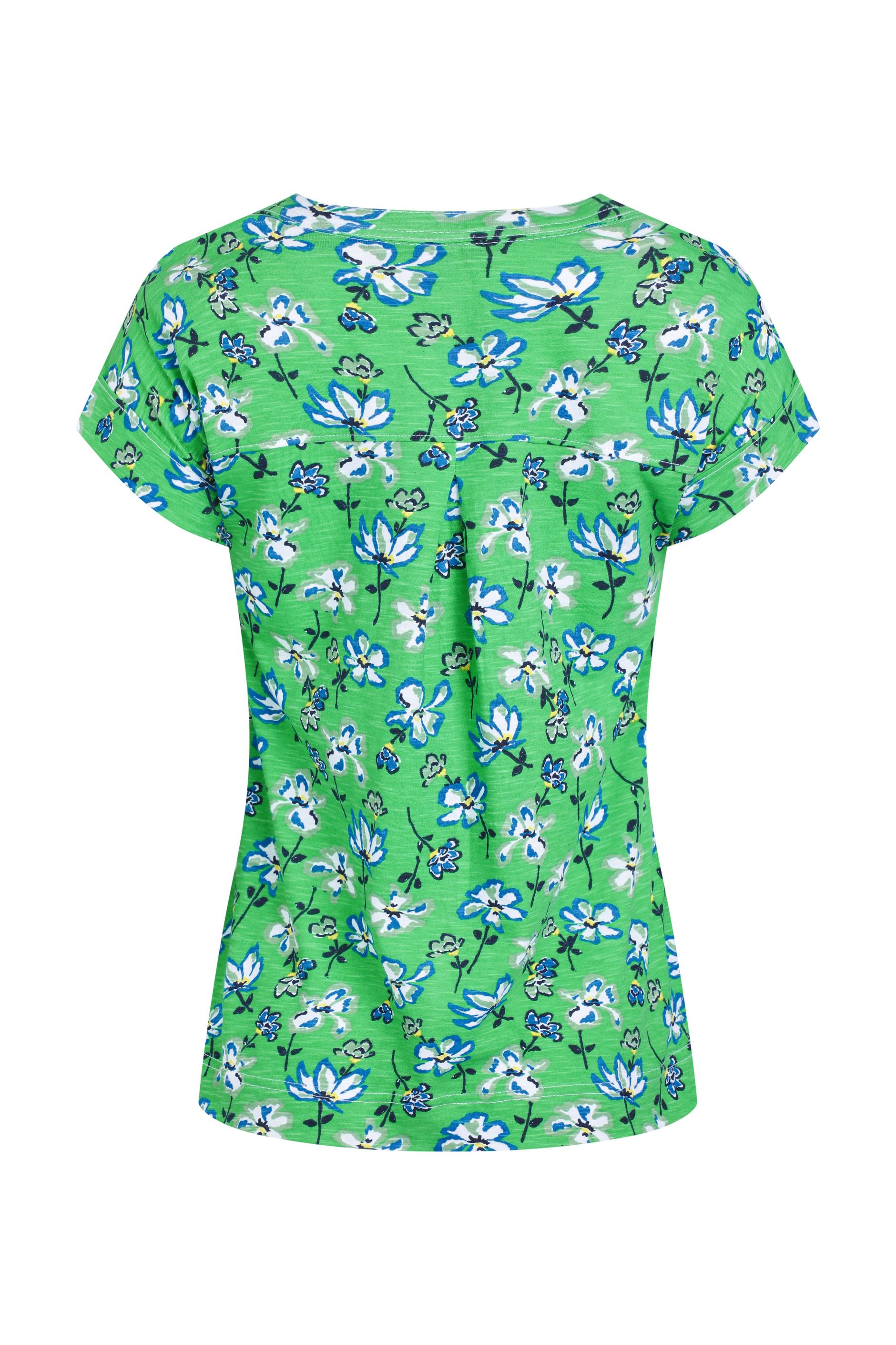 Alia Organic Cotton Printed Jersey Top Peapod | Weird Fish