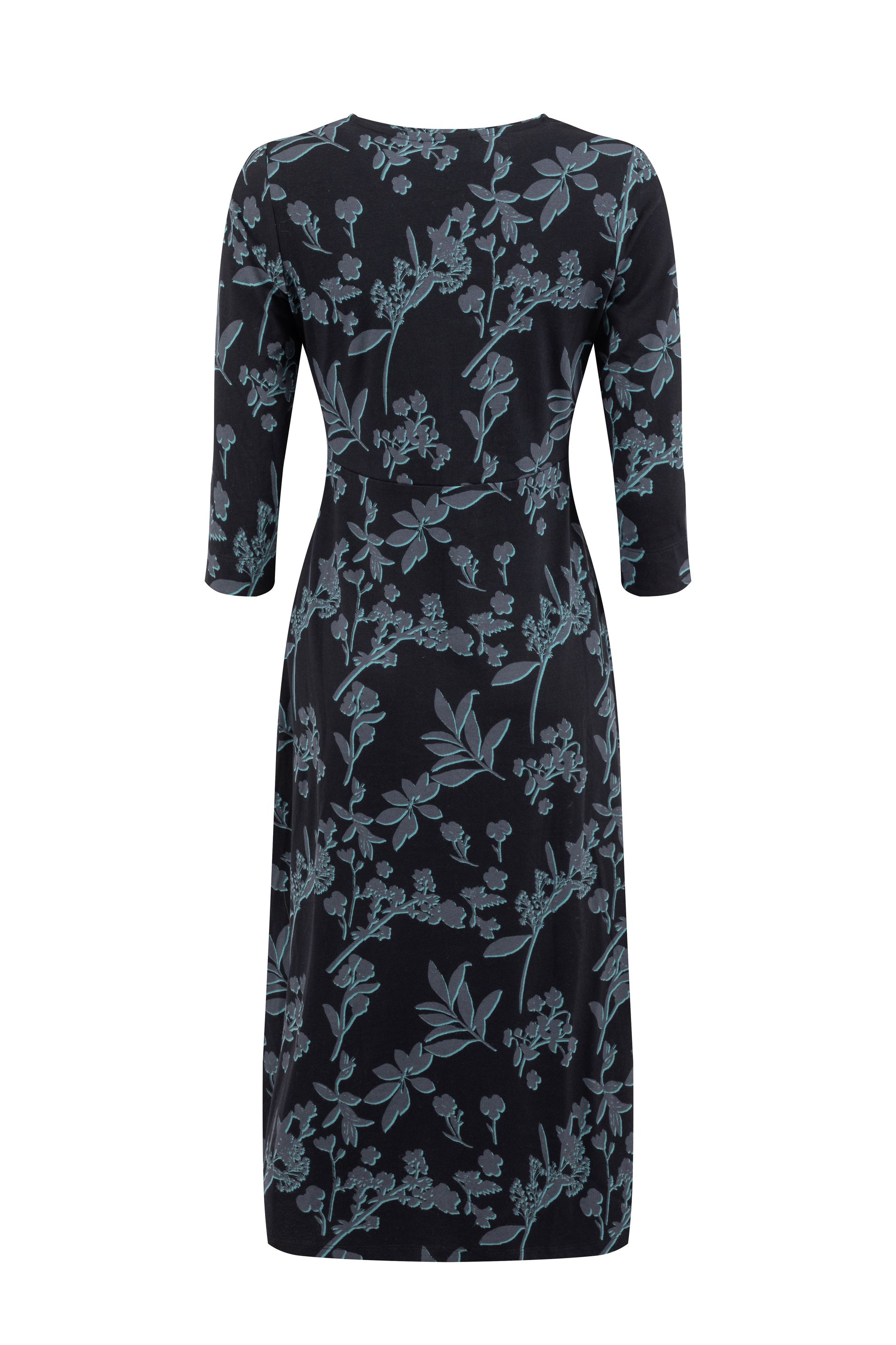 Felicity Organic Cotton Printed Jersey Midi Dress Spring Lake | Weird Fish