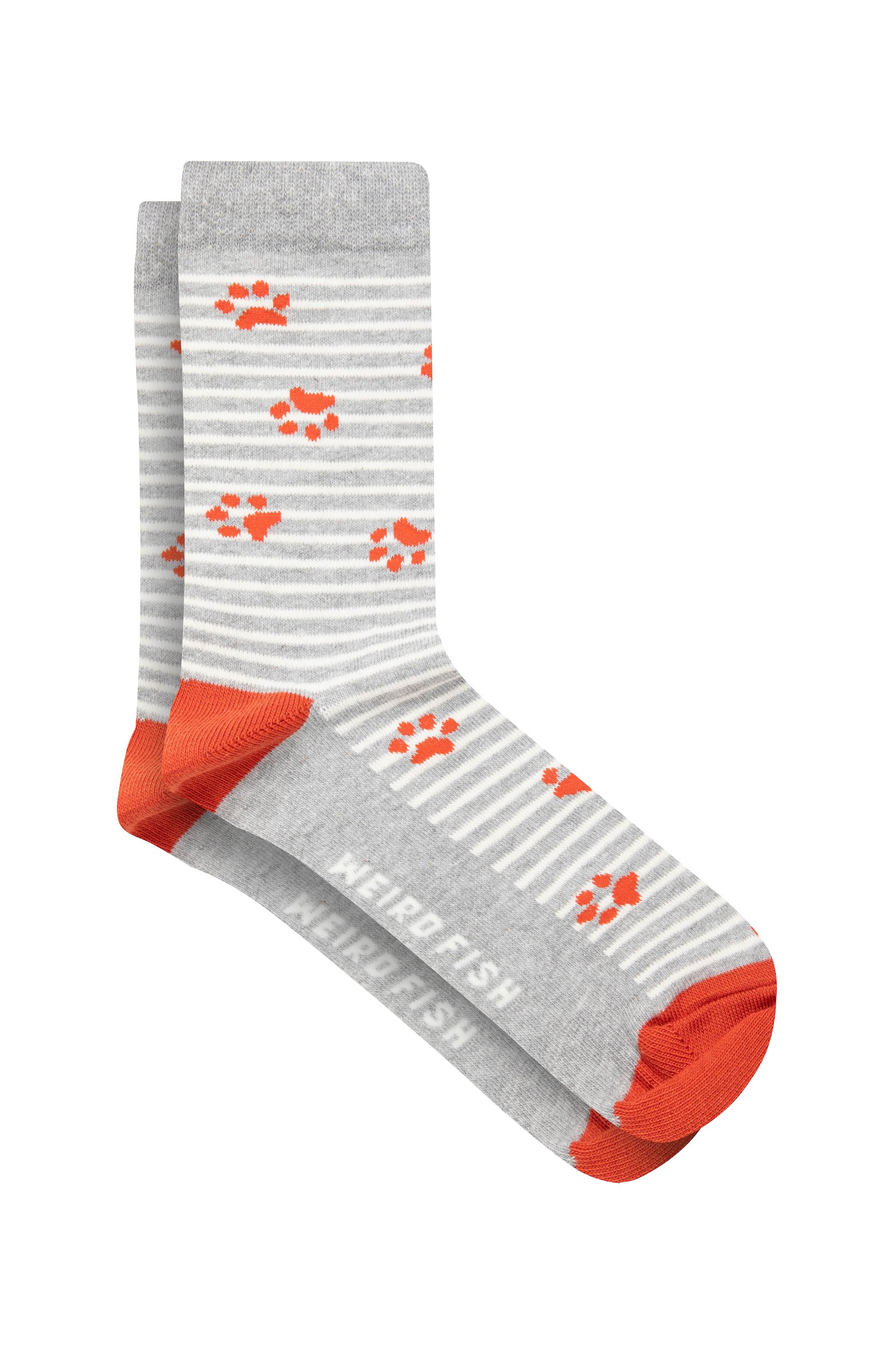 Parade Patterned Socks 3pk Rust Leaves | Weird Fish