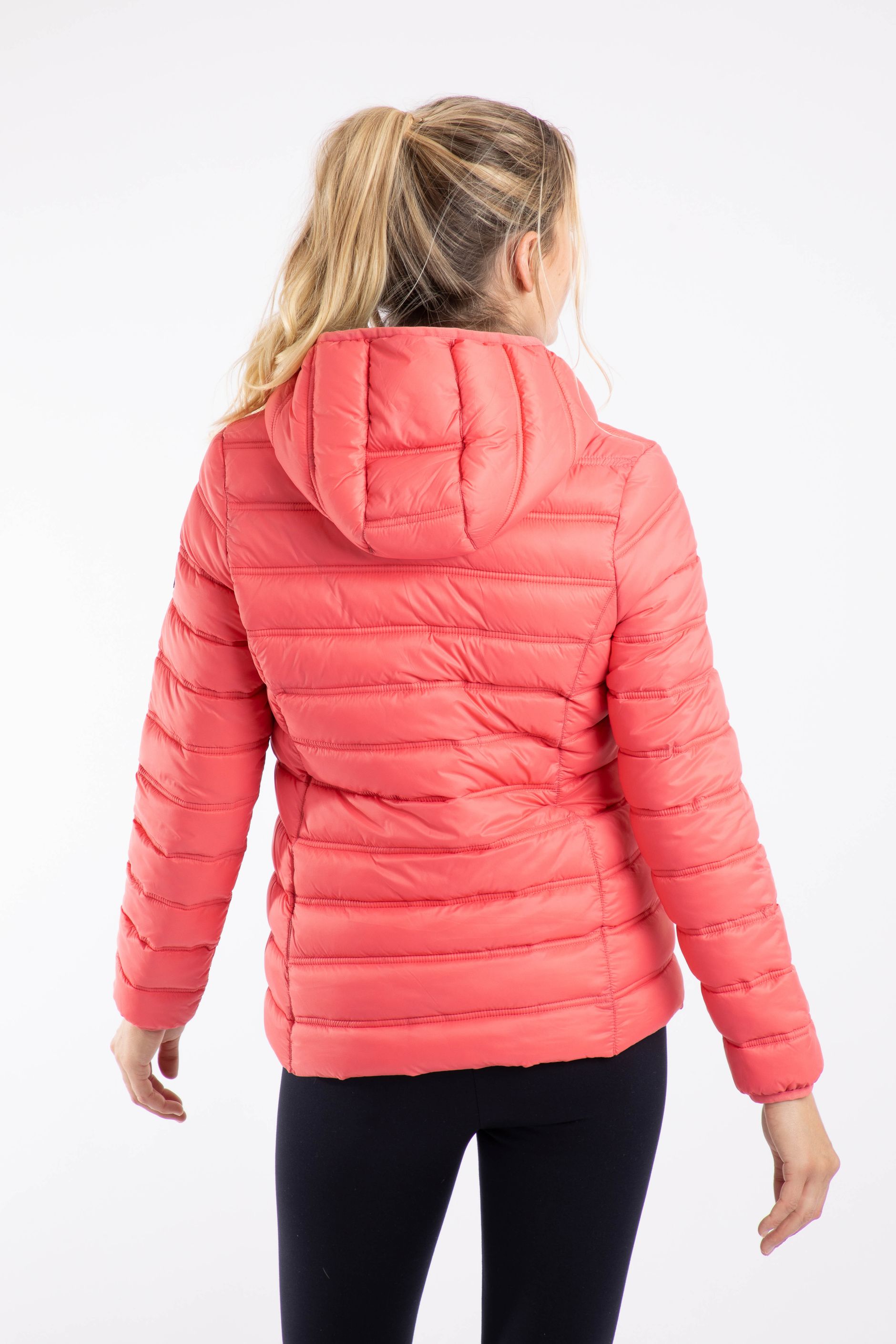 Eshka Lightweight Padded Jacket Coral Spice | Weird Fish