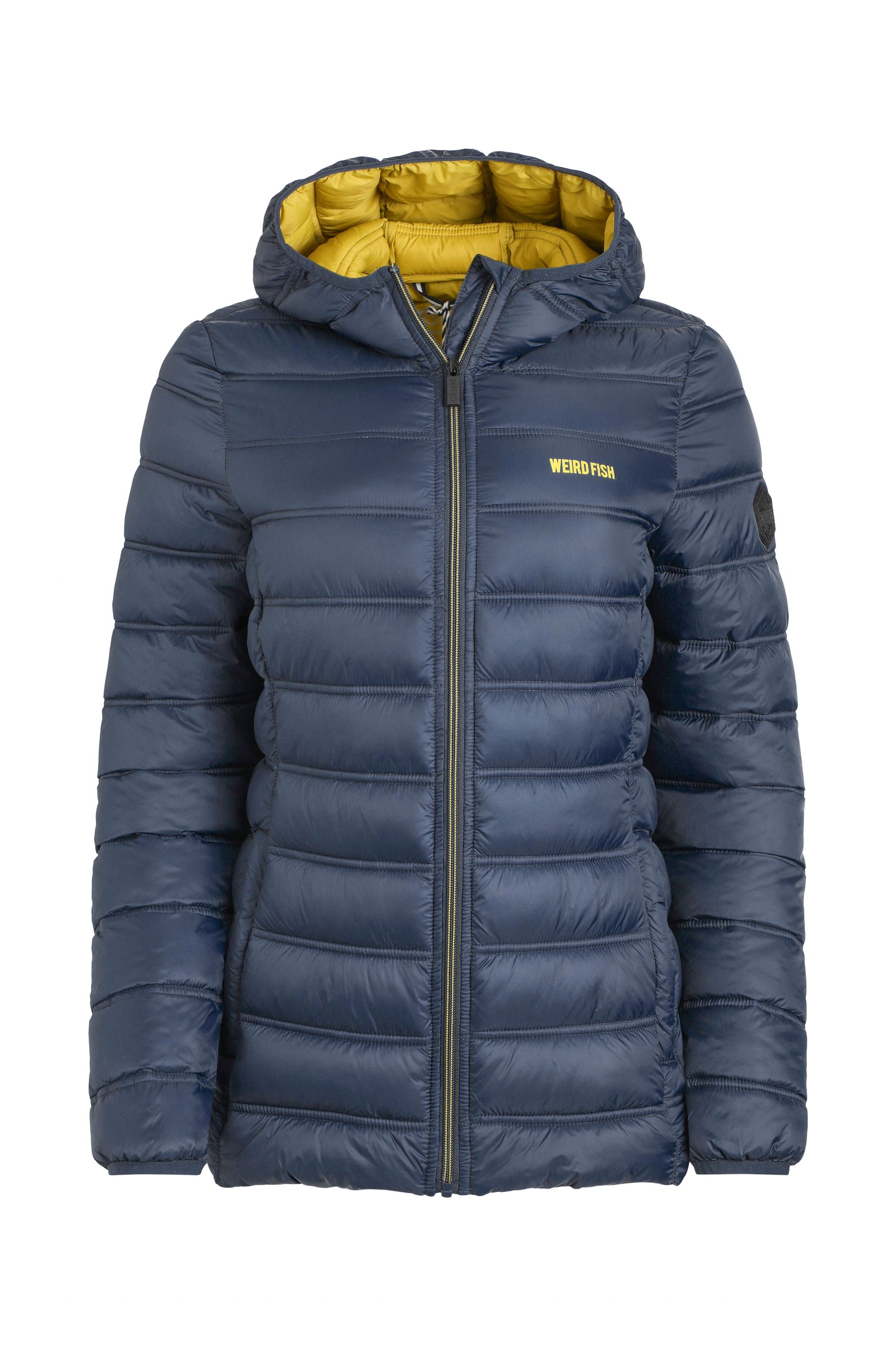 Eshka Lightweight Padded Jacket Navy Blue | Weird Fish