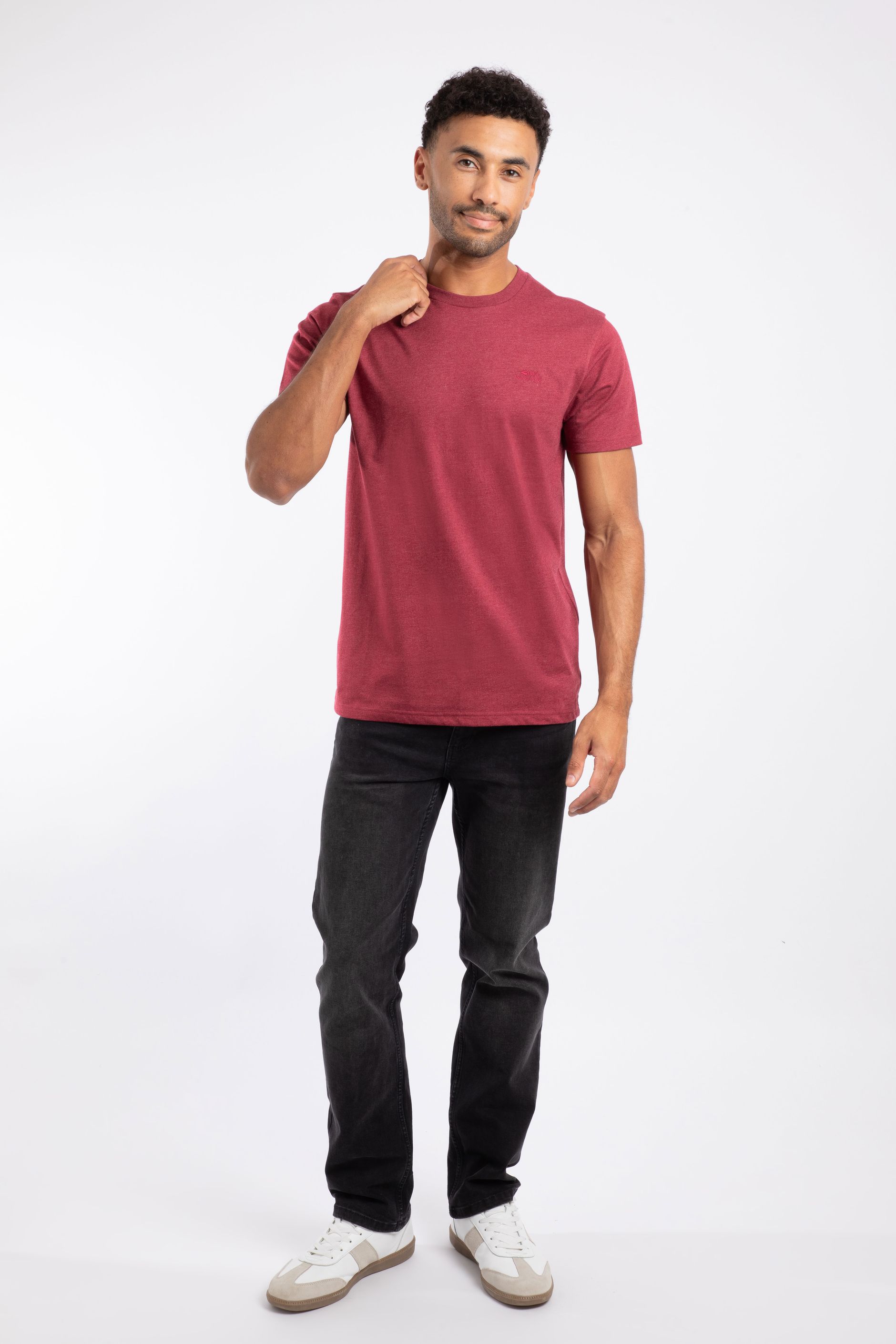 Hooked Branded T-Shirt Garnet | Weird Fish