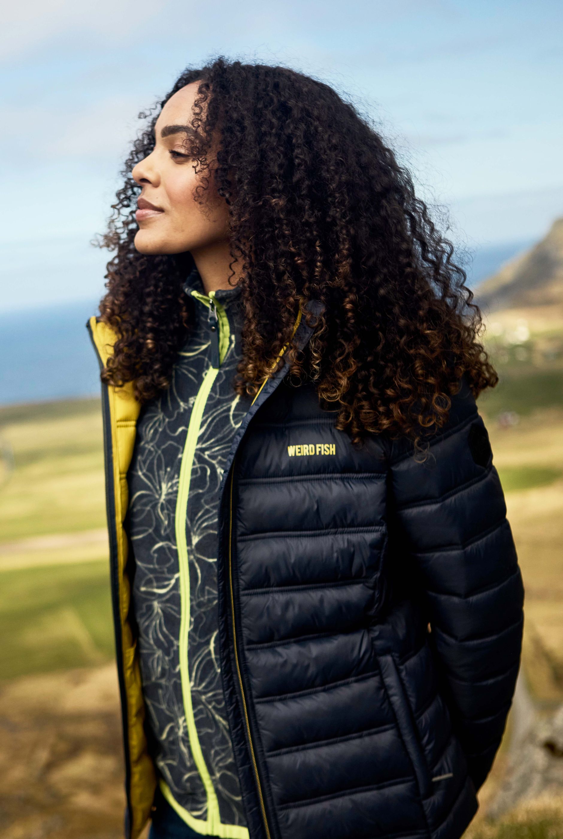 Eshka Lightweight Padded Jacket Navy Blue | Weird Fish