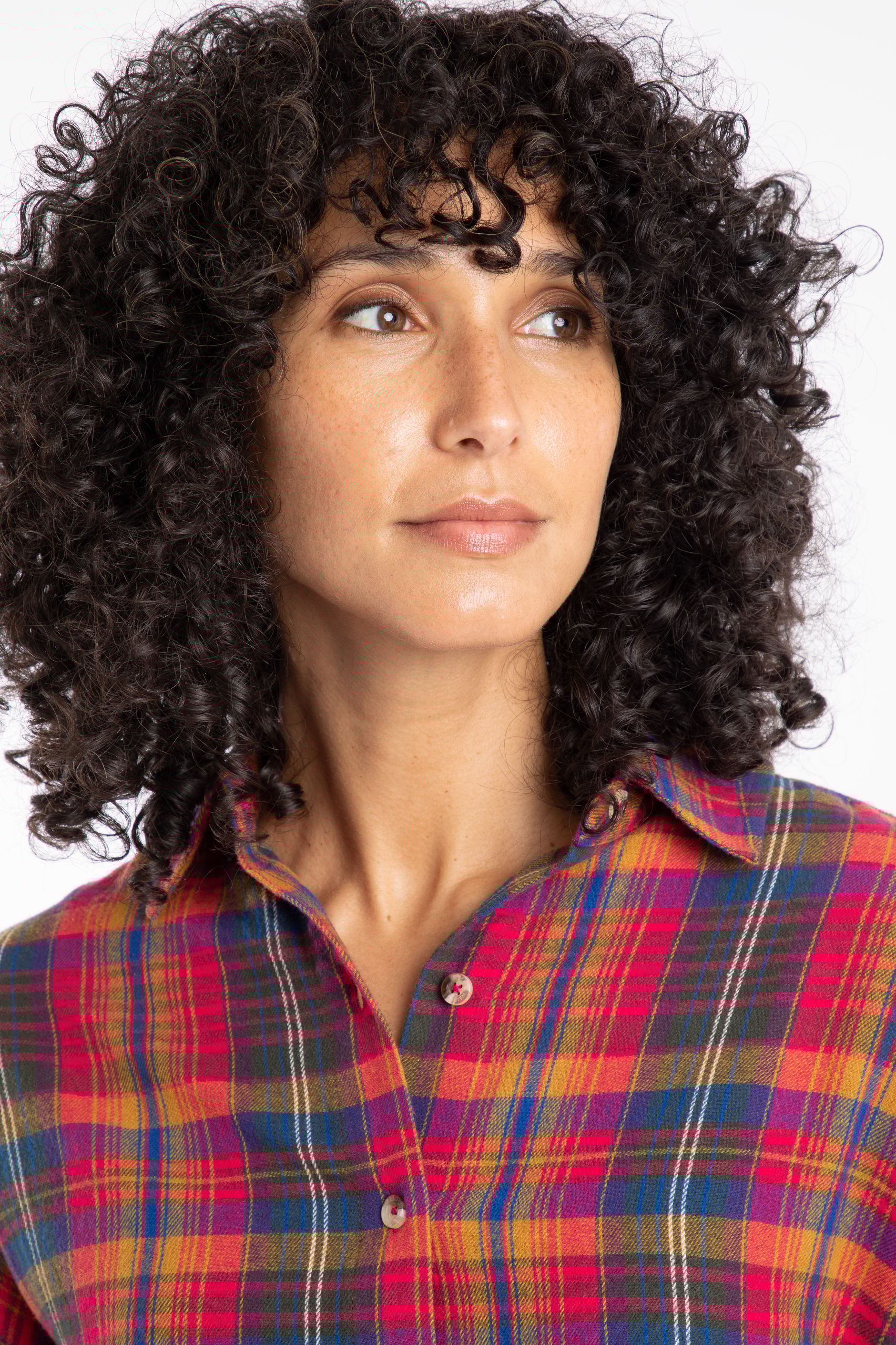 Lynsky Brushed Check Shirt Fuchsia Punch | Weird Fish