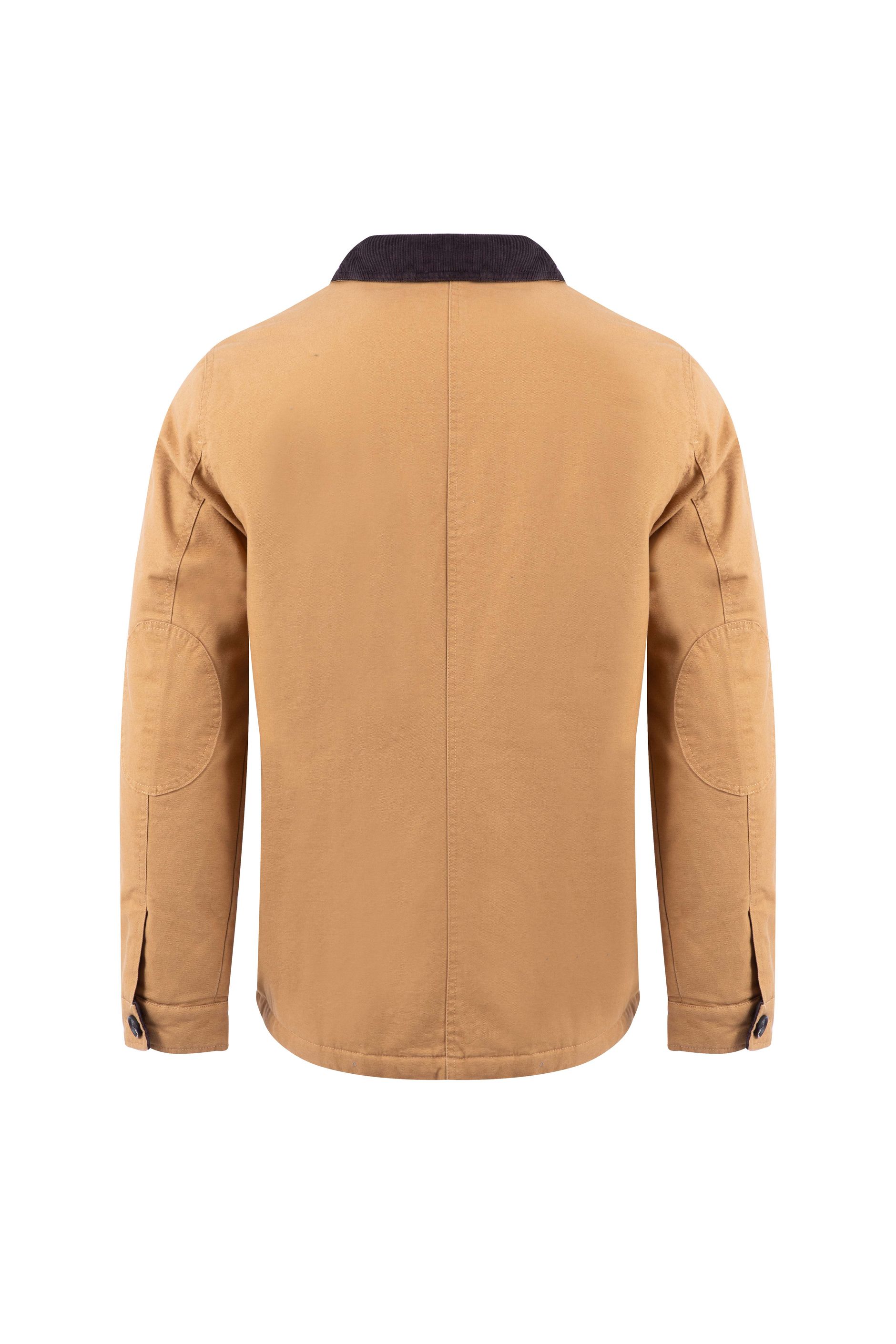 Barnaby Padded Canvas Barn Jacket Chestnut | Weird Fish