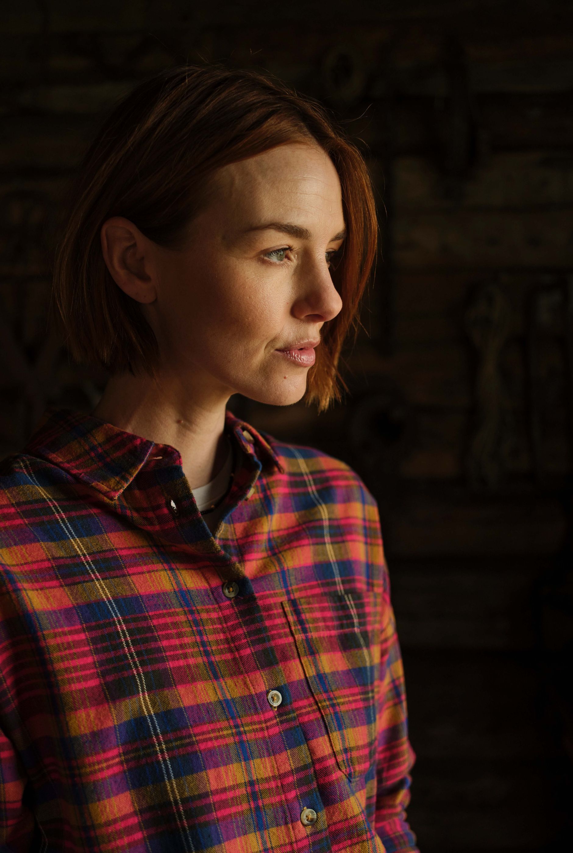 Lynsky Brushed Check Shirt Fuchsia Punch | Weird Fish