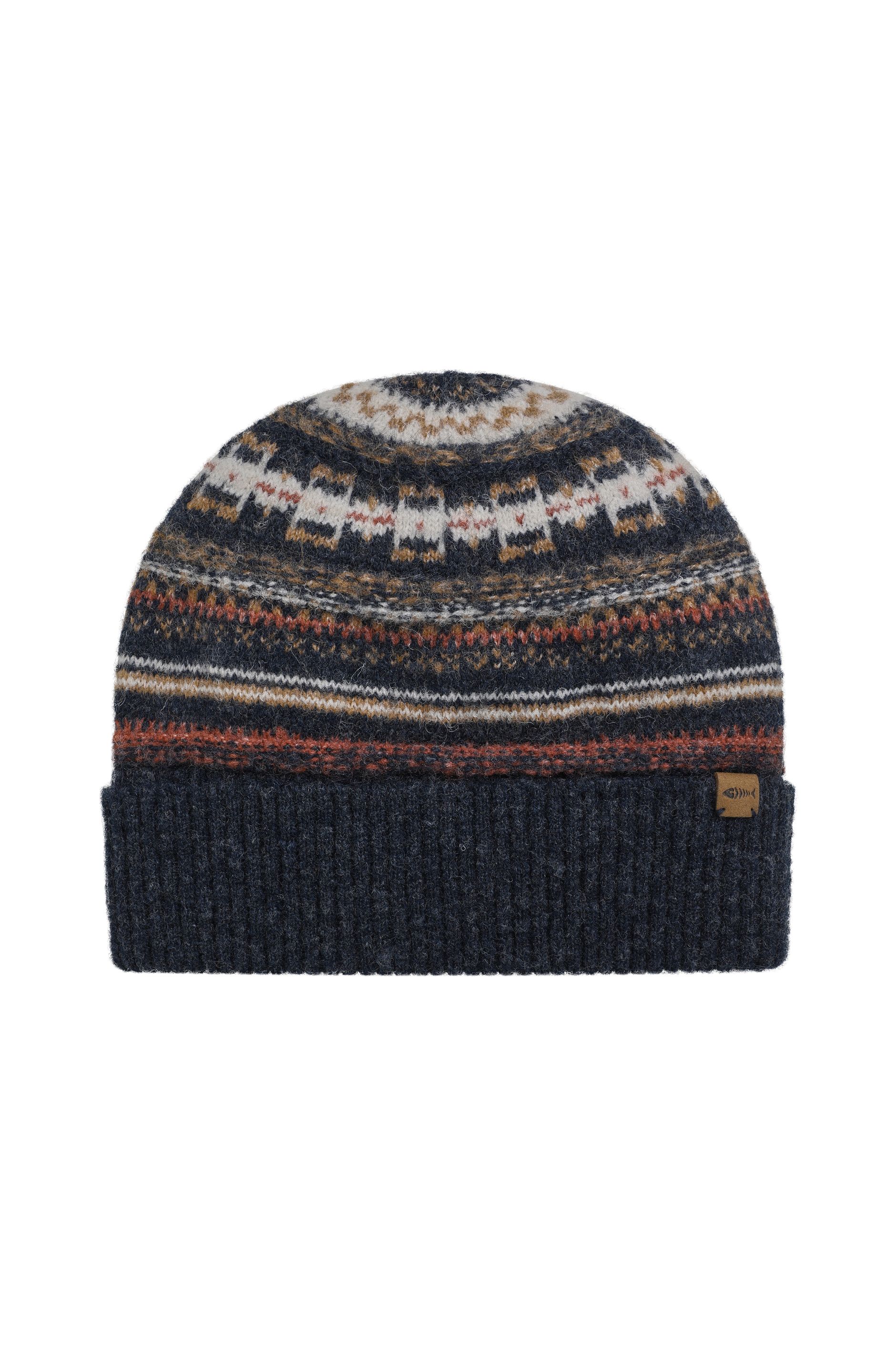 Rodi Fine Fair Isle Beanie Midnight | Weird Fish